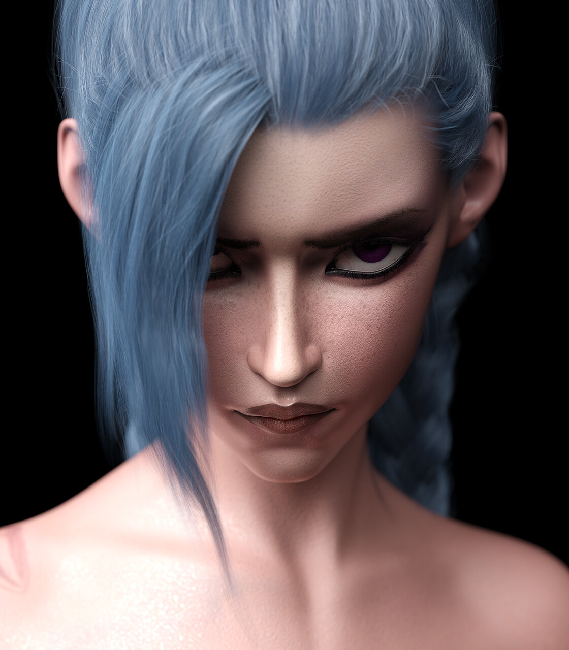 ArtStation - Dark Portrait - Jinx 03 (Arcane)