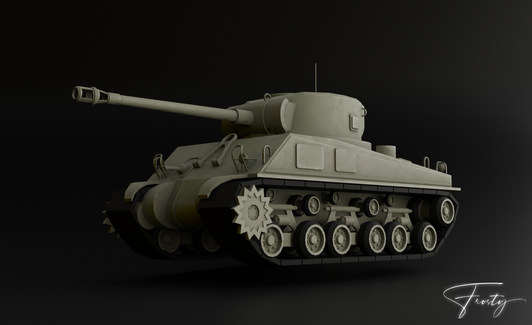ArtStation - M4 Sherman (Roblox, May 2022)