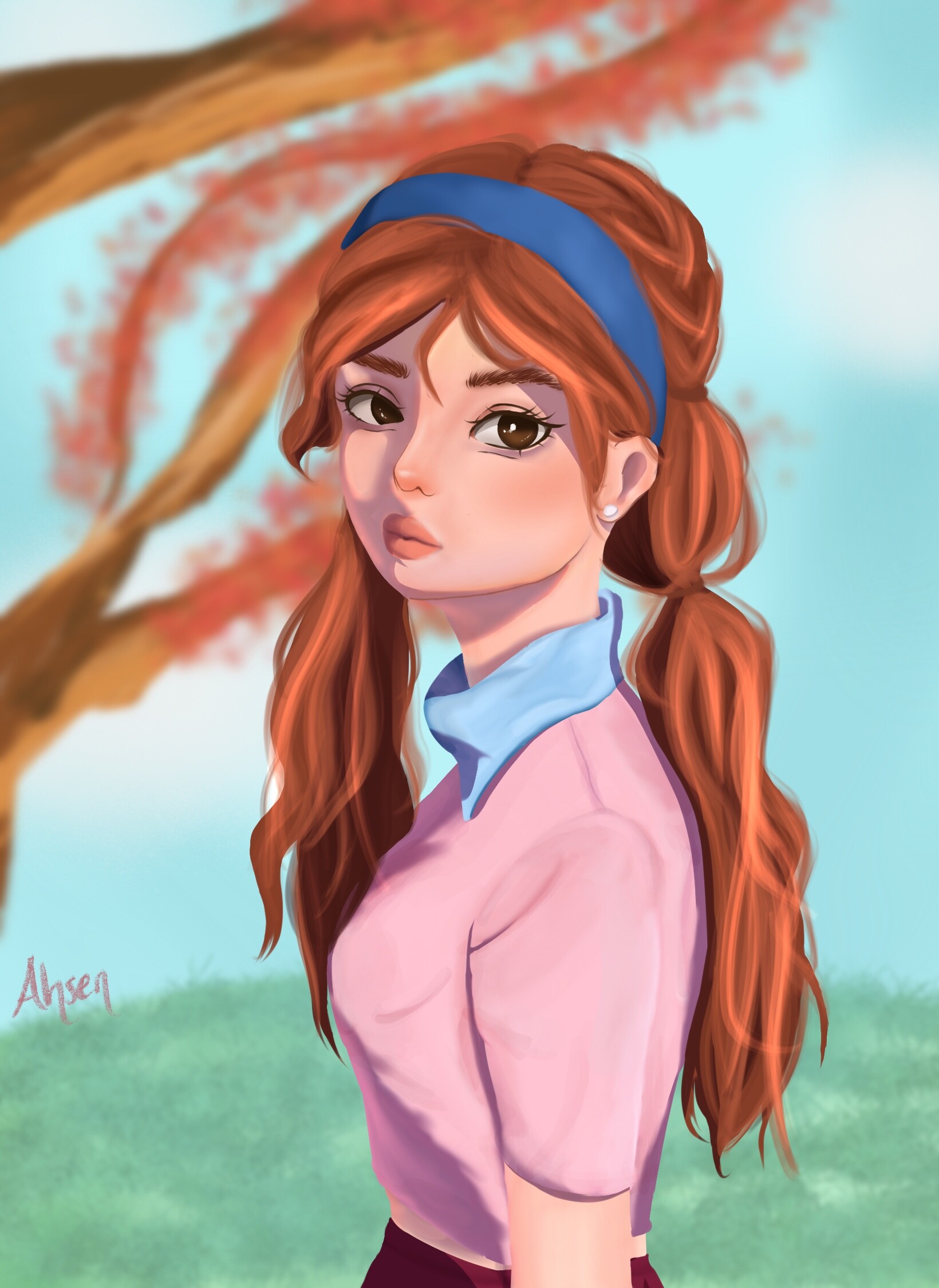 ArtStation - very first procreate art piece