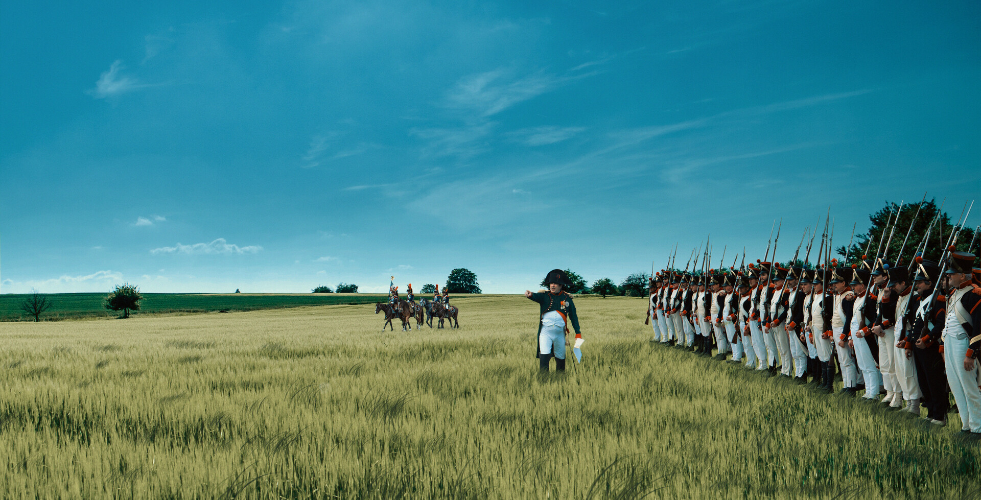 ArtStation - Napoleon analysing the battlefield with his troops