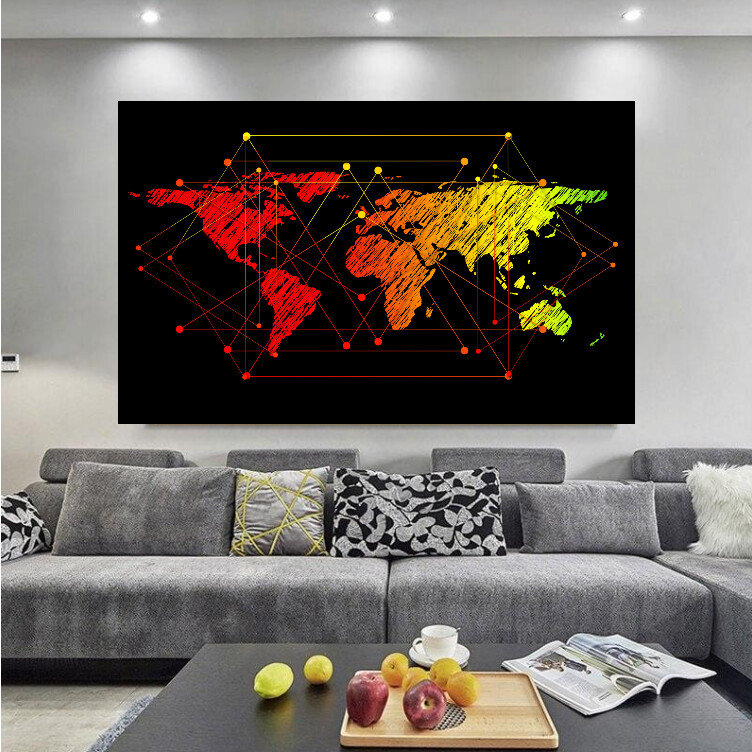ArtStation - World Map Sacred Geometry