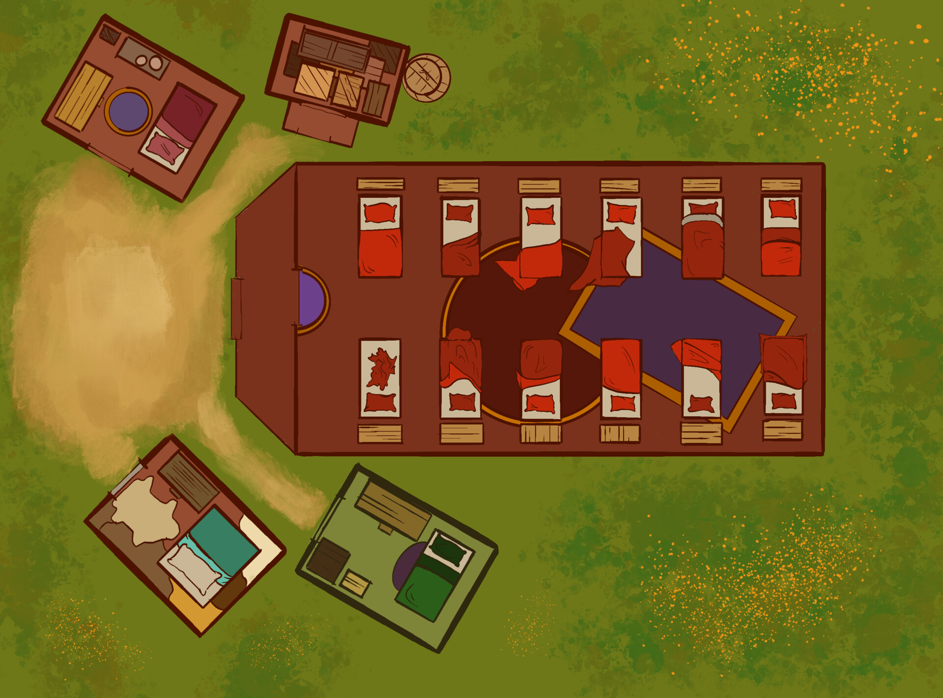 ArtStation - Troop Tent Map