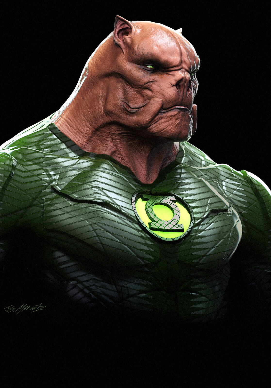 Jerad S. Marantz - KILOWOG Concept Art for Zack Snyder's Justice League