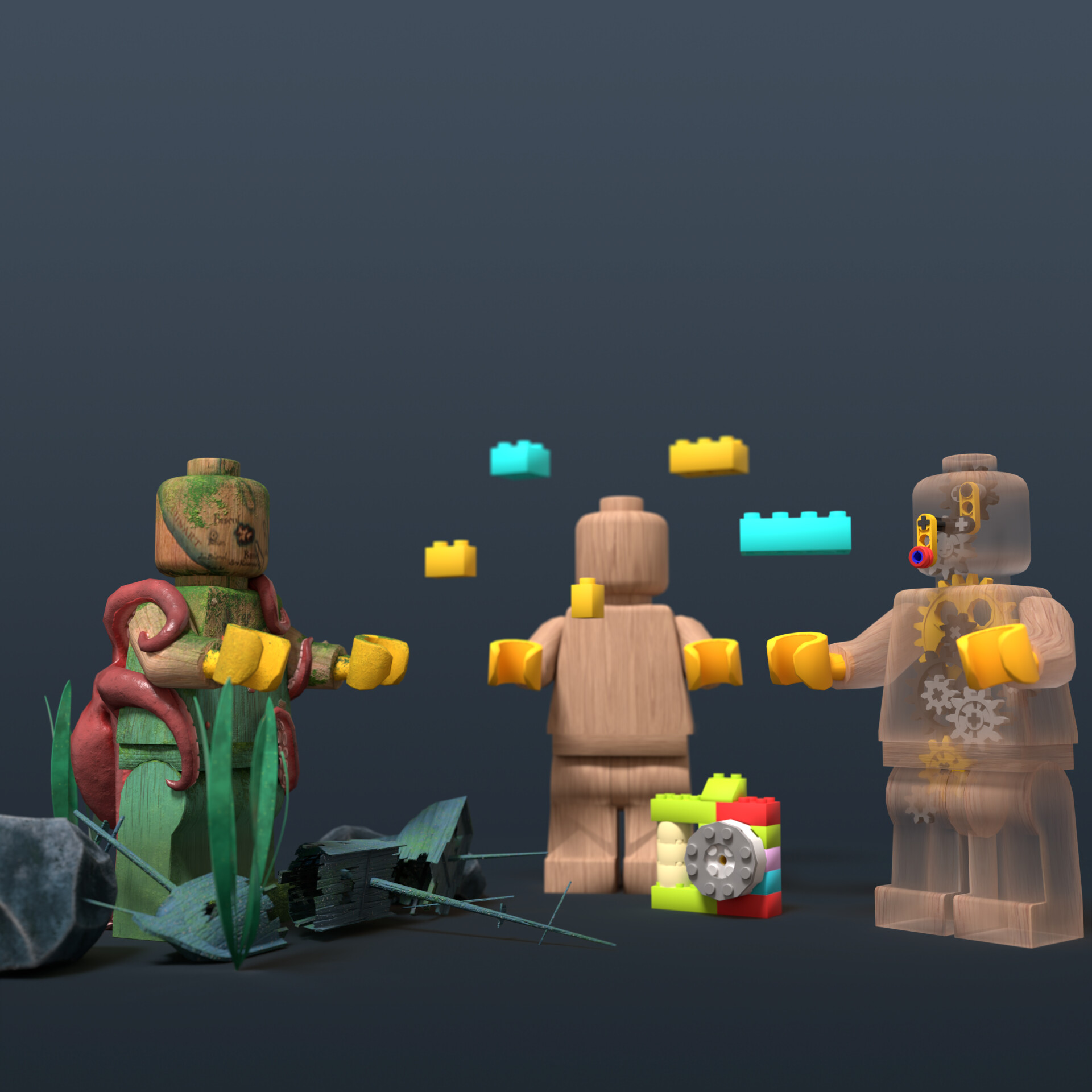 ArtStation - HoloLens Project - Synergiz LEGO