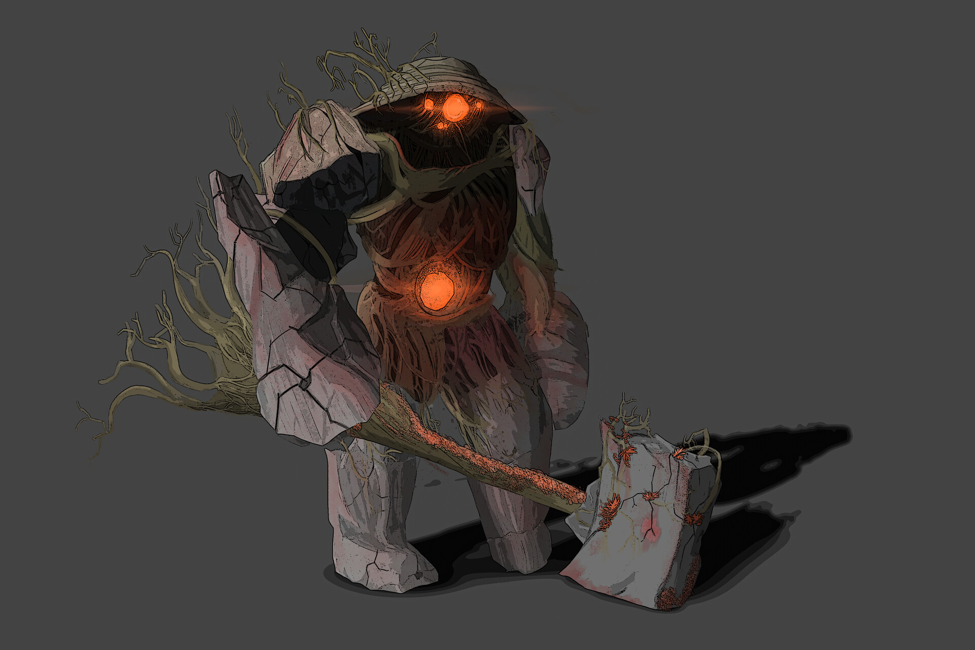 ArtStation - Shrine Protector Sion [SKIN CONCEPT]