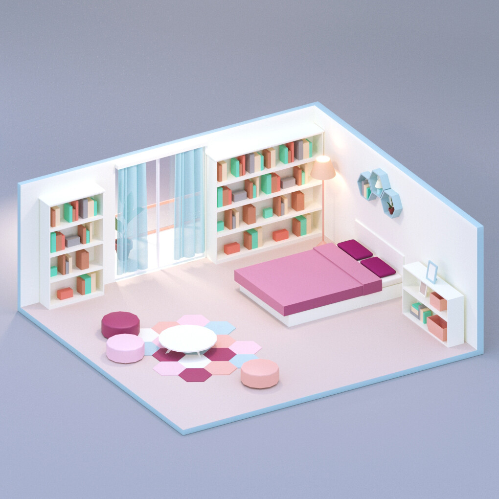 ArtStation - Home - low poly