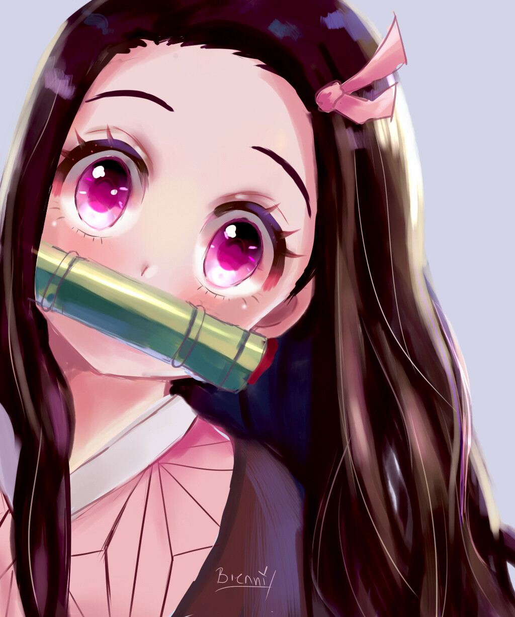 ArtStation - Nezuko drawing