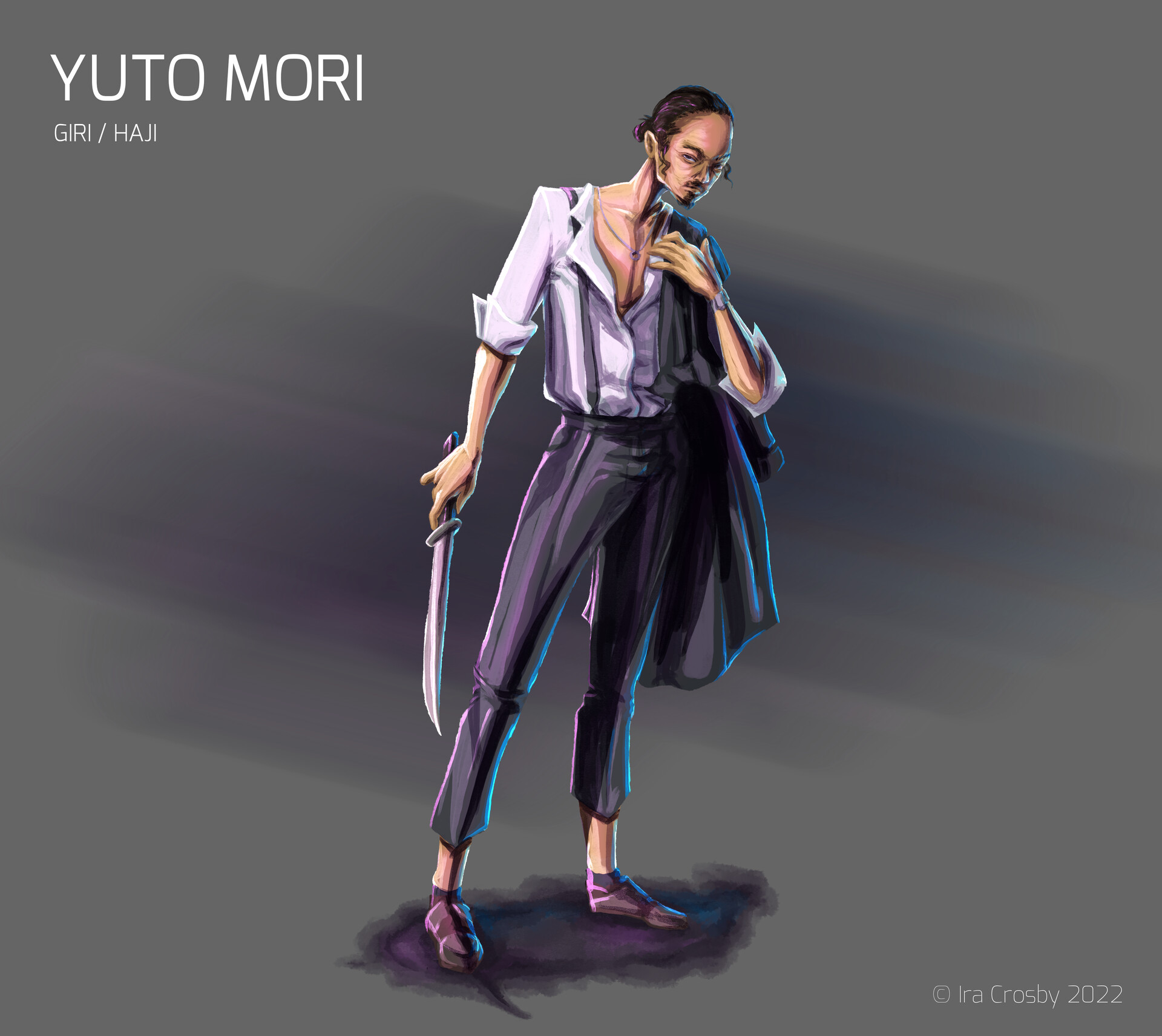 ArtStation - Costume Design - Yuto Mori from Giri Haji