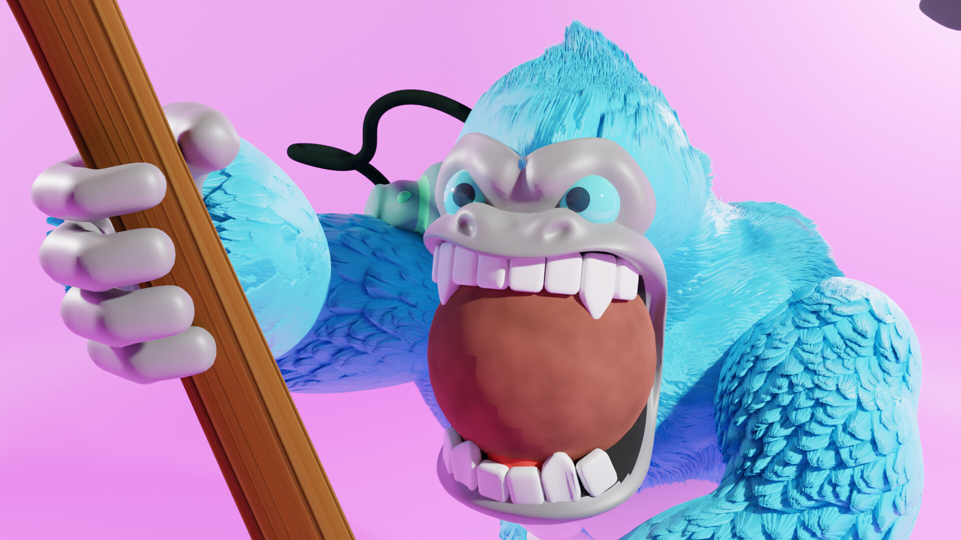 ArtStation - Blue NFT Gorilla