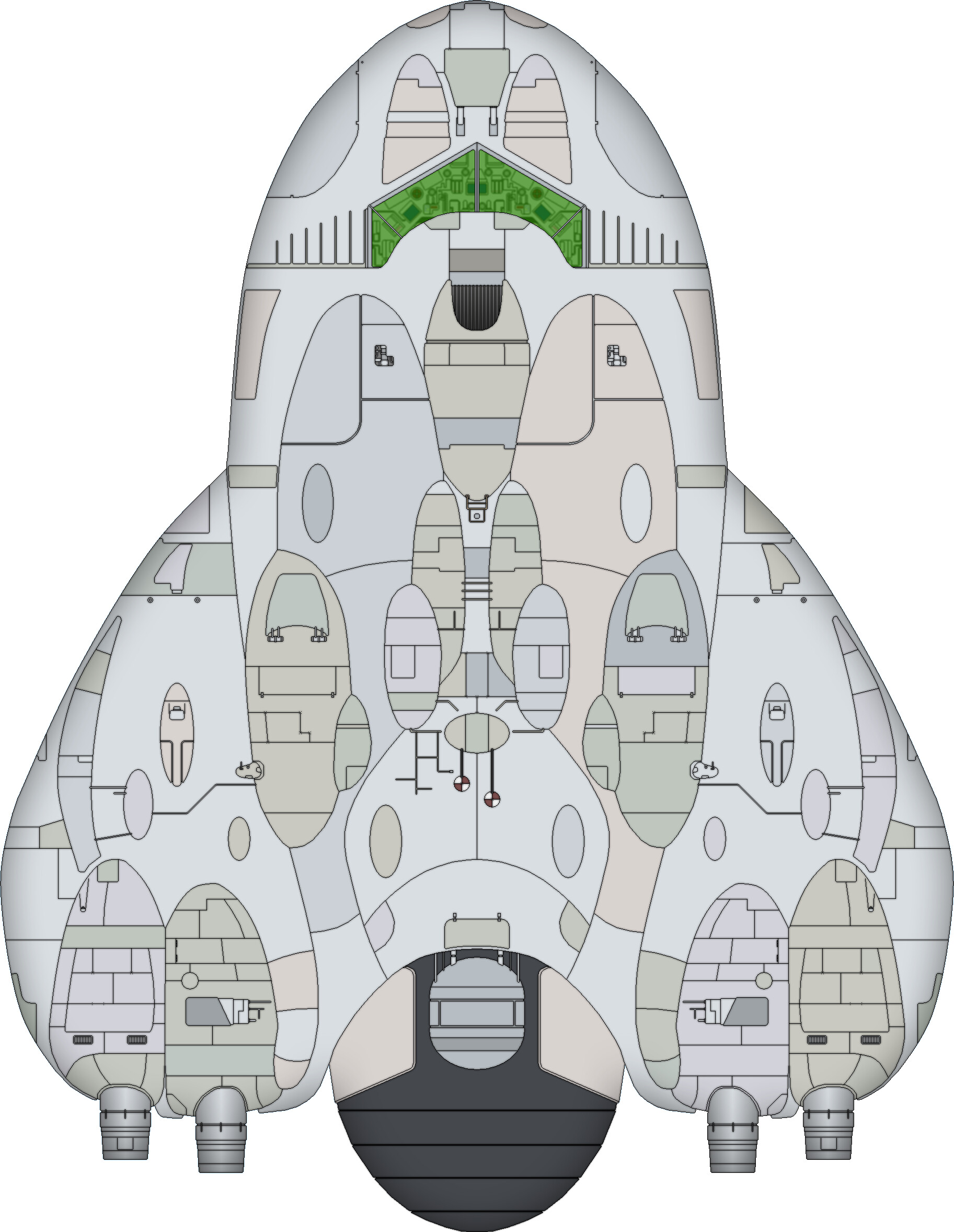 Admiral Belzediel - Mon Calamari Deepwater Freighter