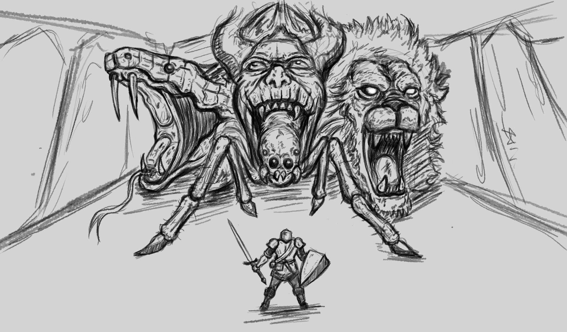 ArtStation - Blood lion demon