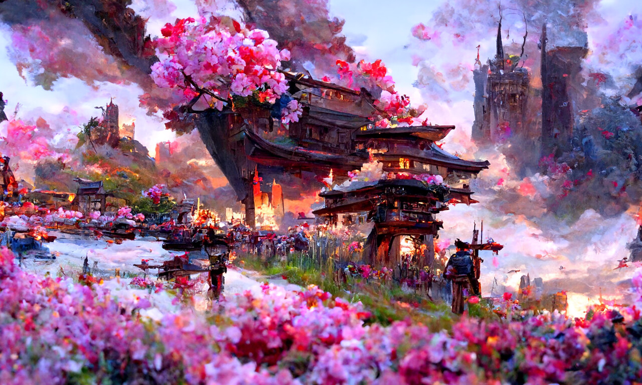 ArtStation - My Beautiful Samurai City