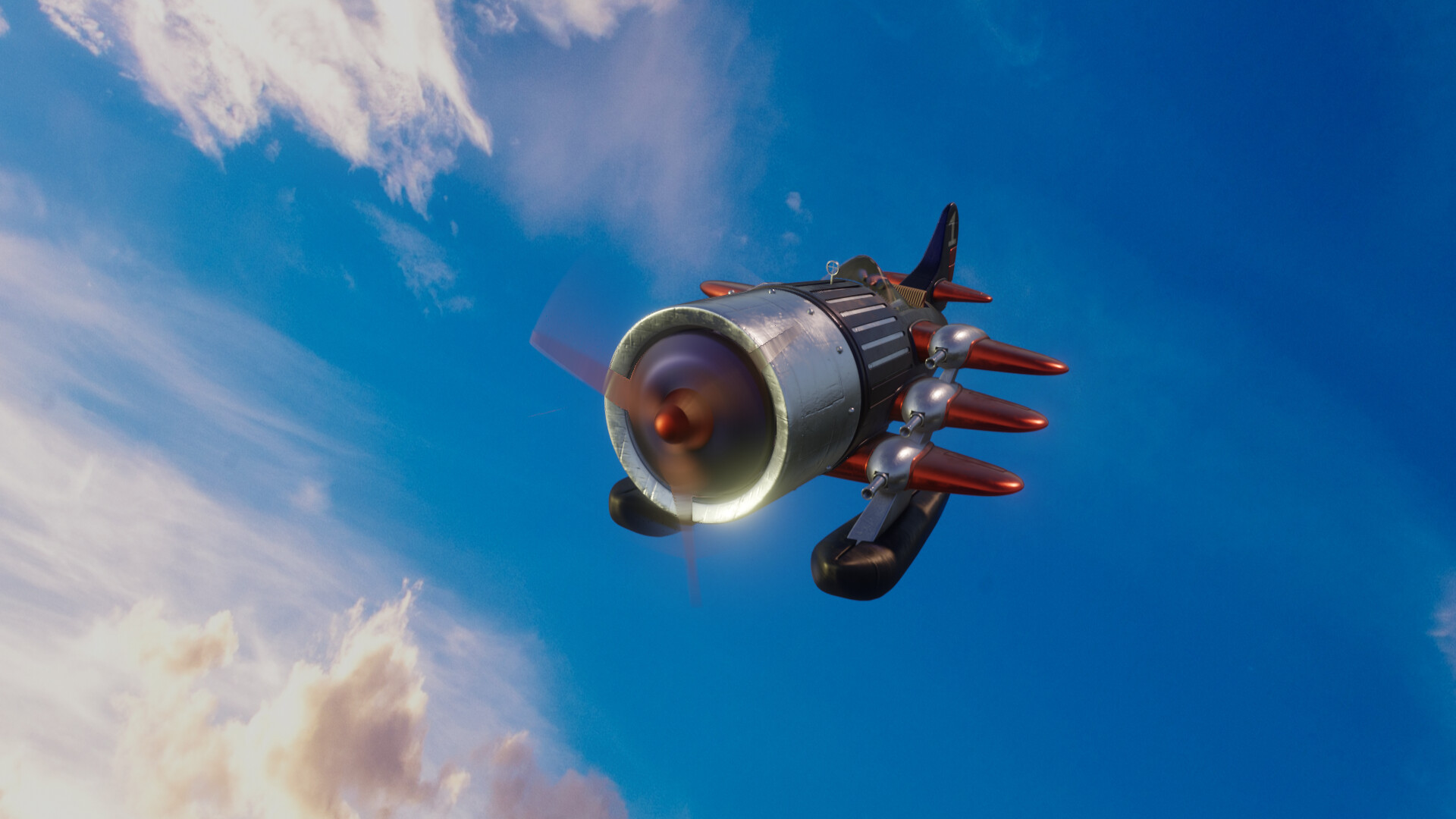 ArtStation - Don Karnage plane from the cartoon TaleSpin