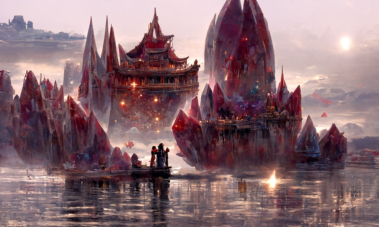 ArtStation - Chinese palace of Fire Nation pt.2