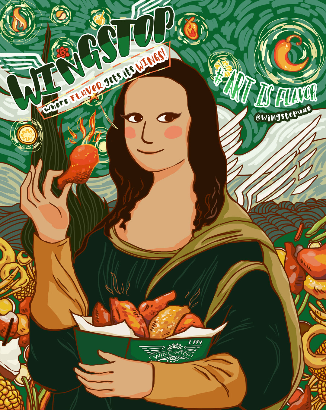 ArtStation - Mona Wingsa and The Starry Flavor Sky