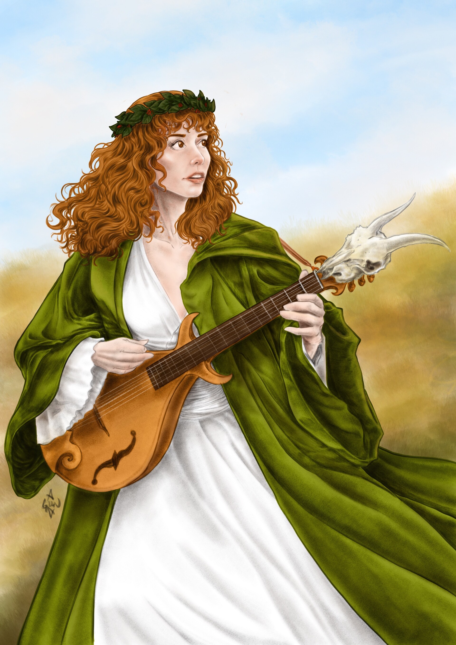ArtStation - "Lute Player"