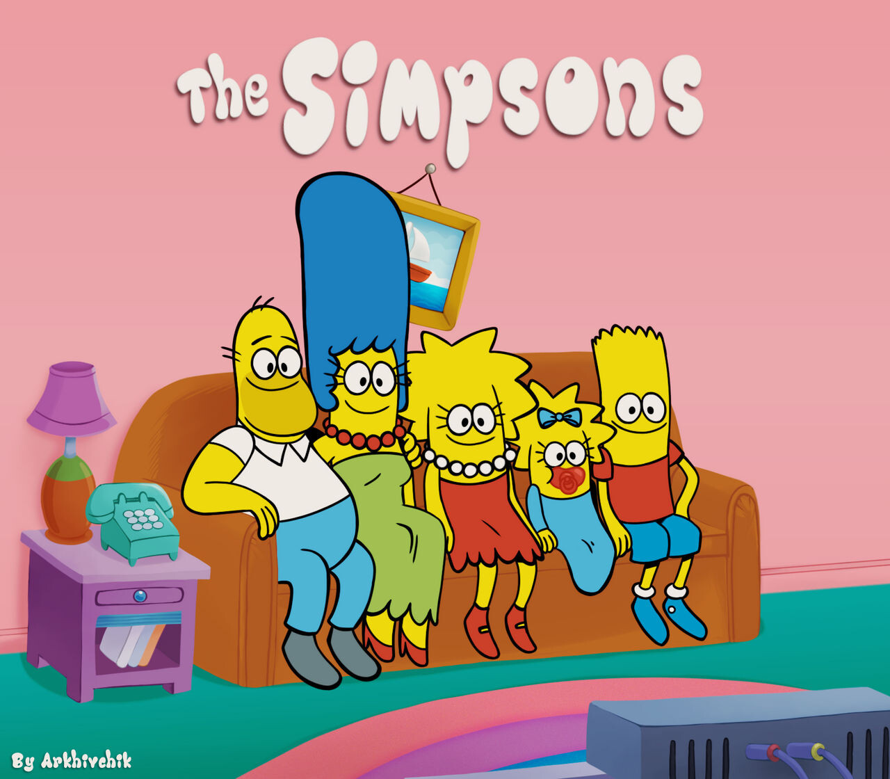 ArtStation - Wander over Yonder - The Simpsons