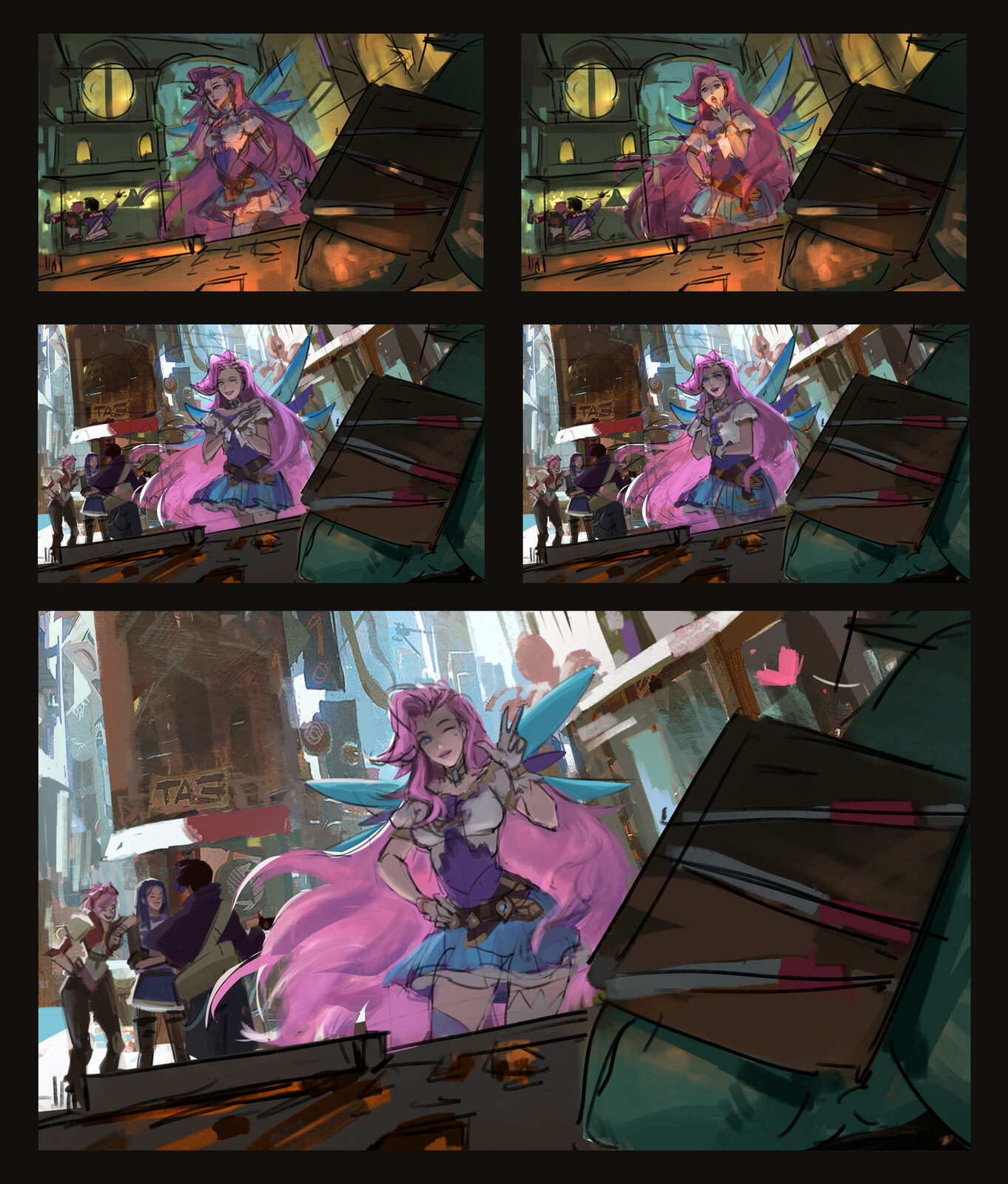 Teamo Zeng - League of Legends Fanart-Seraphine萨勒芬妮