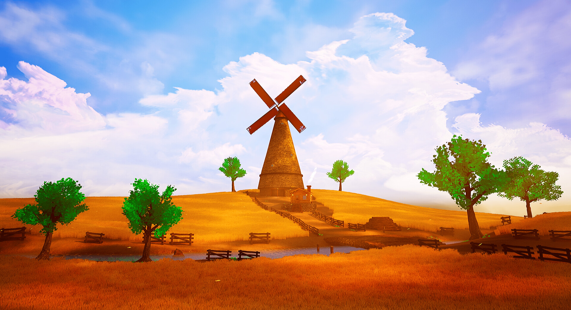 ArtStation - A Golden Place