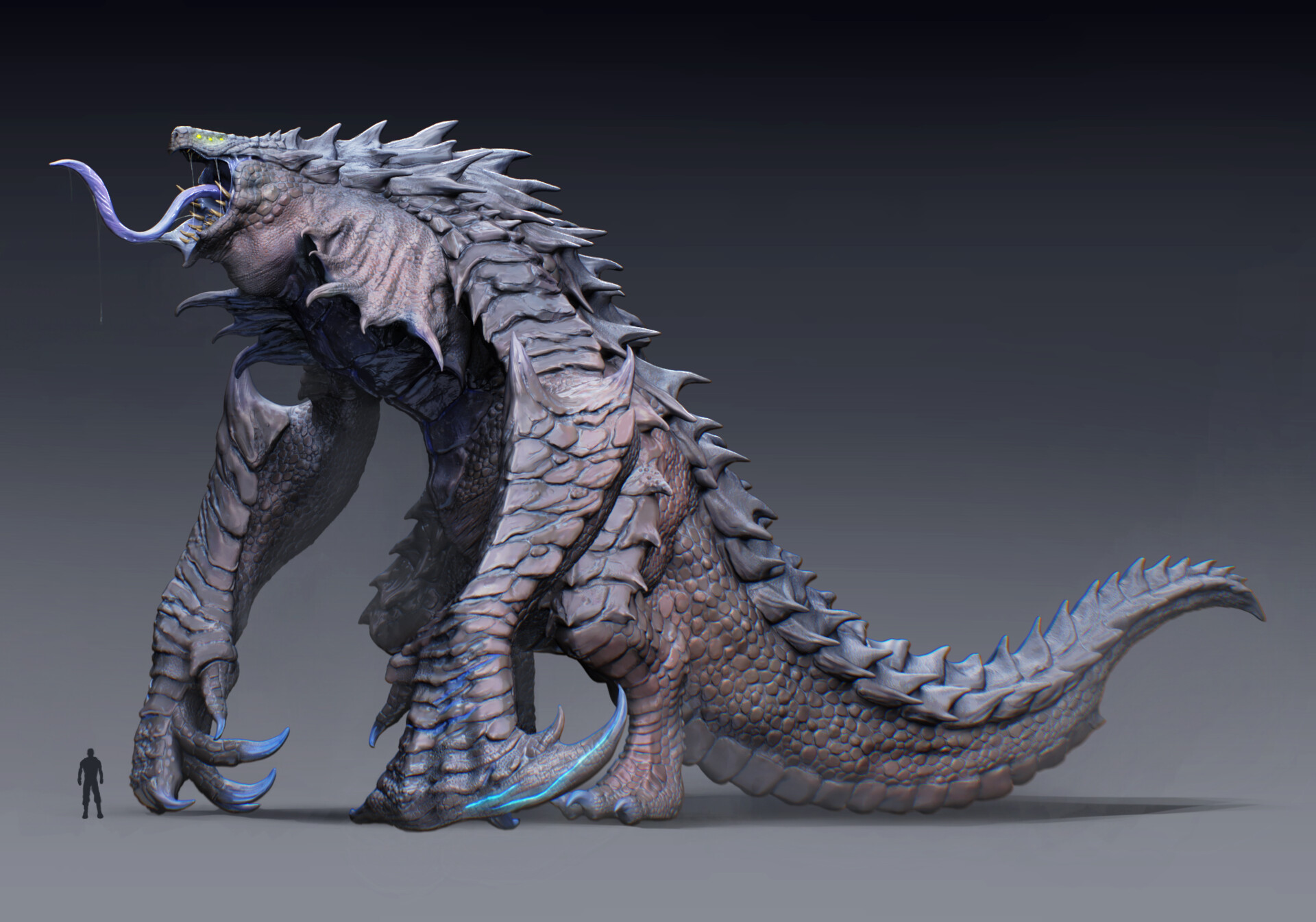ArtStation - Kaiju from deep sea