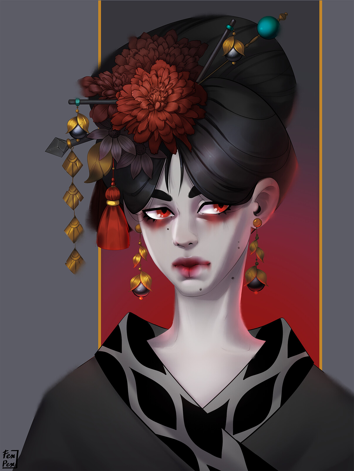 ArtStation - lady vampire