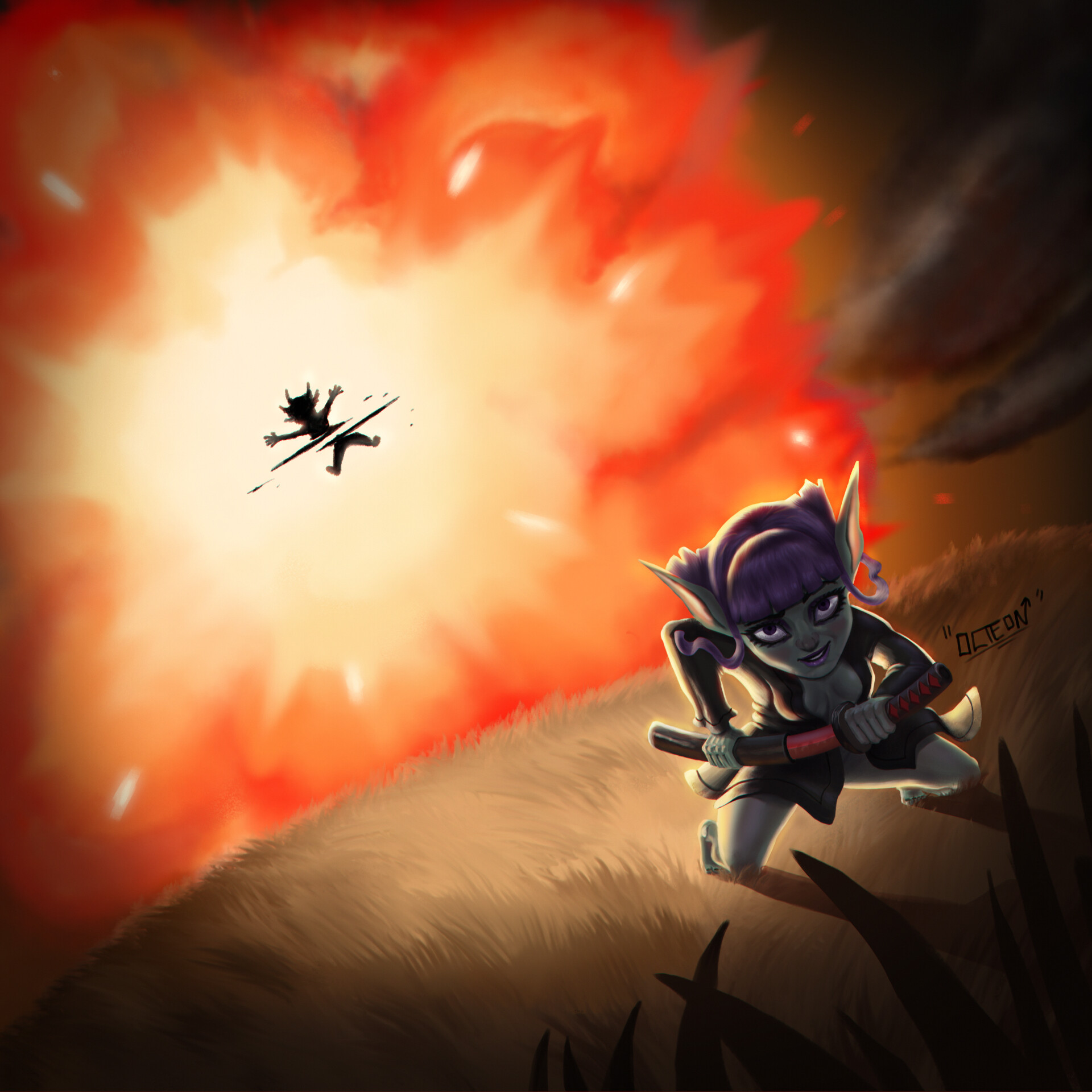 ArtStation - Goblin go boom!