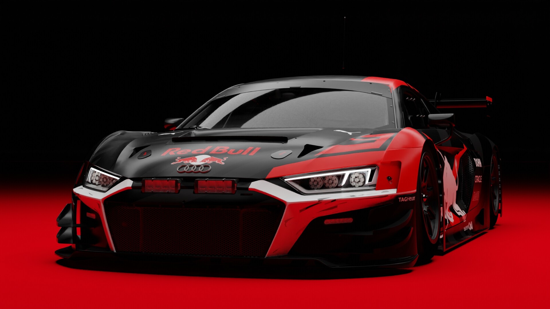 ArtStation - Audi R8 LMS RedBull livery