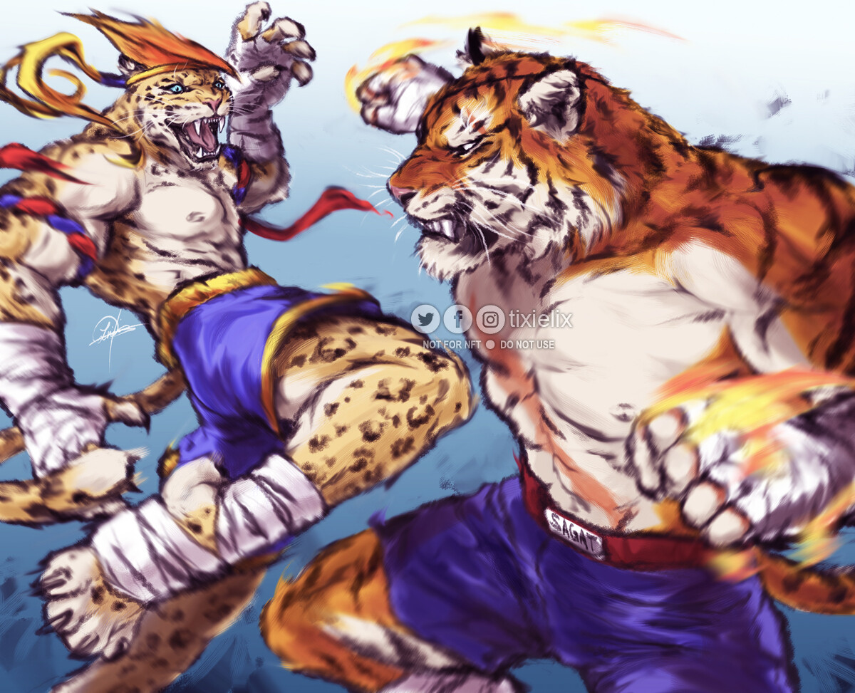 ArtStation - Sagat vs Adon 2022