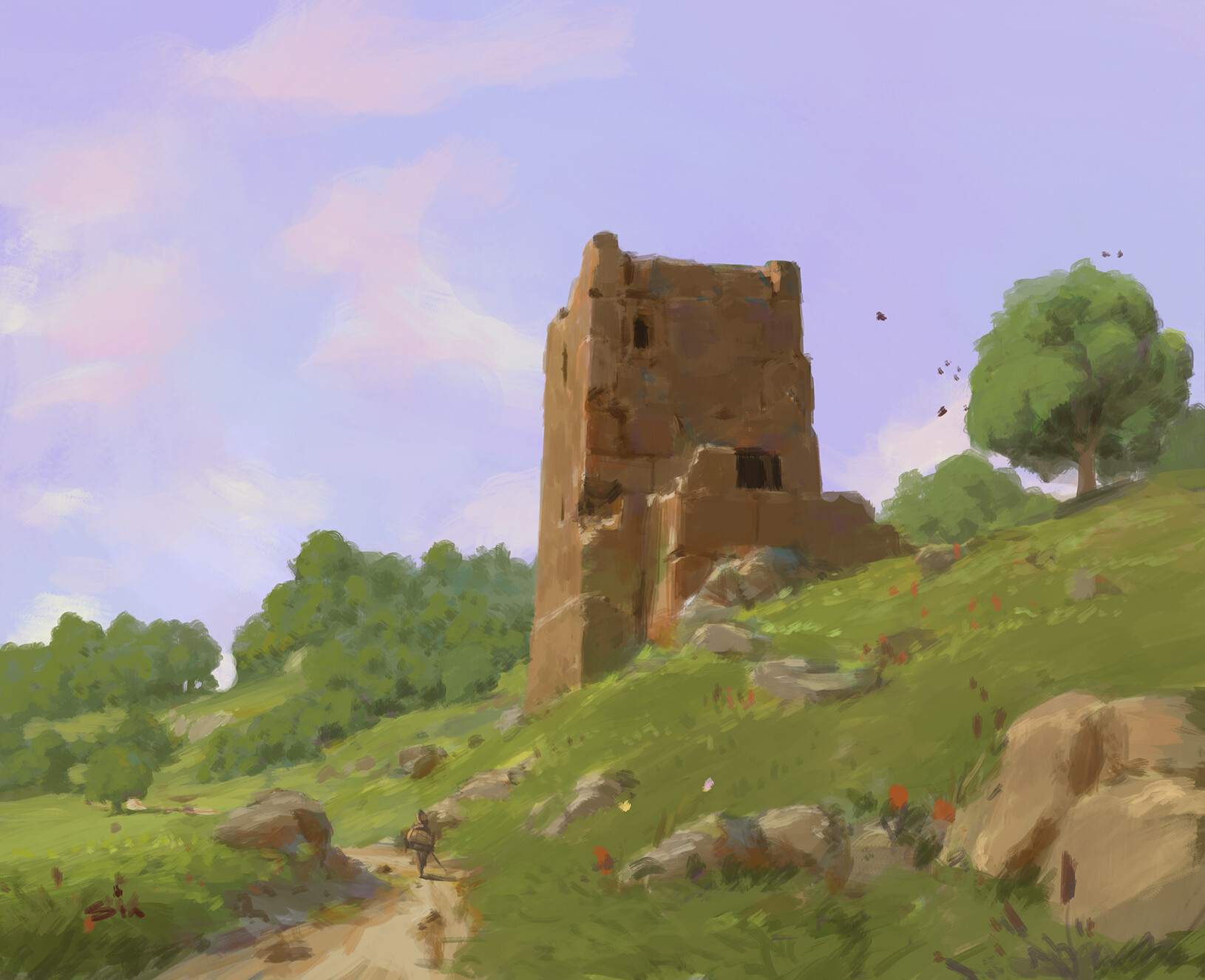 ArtStation - Watch tower