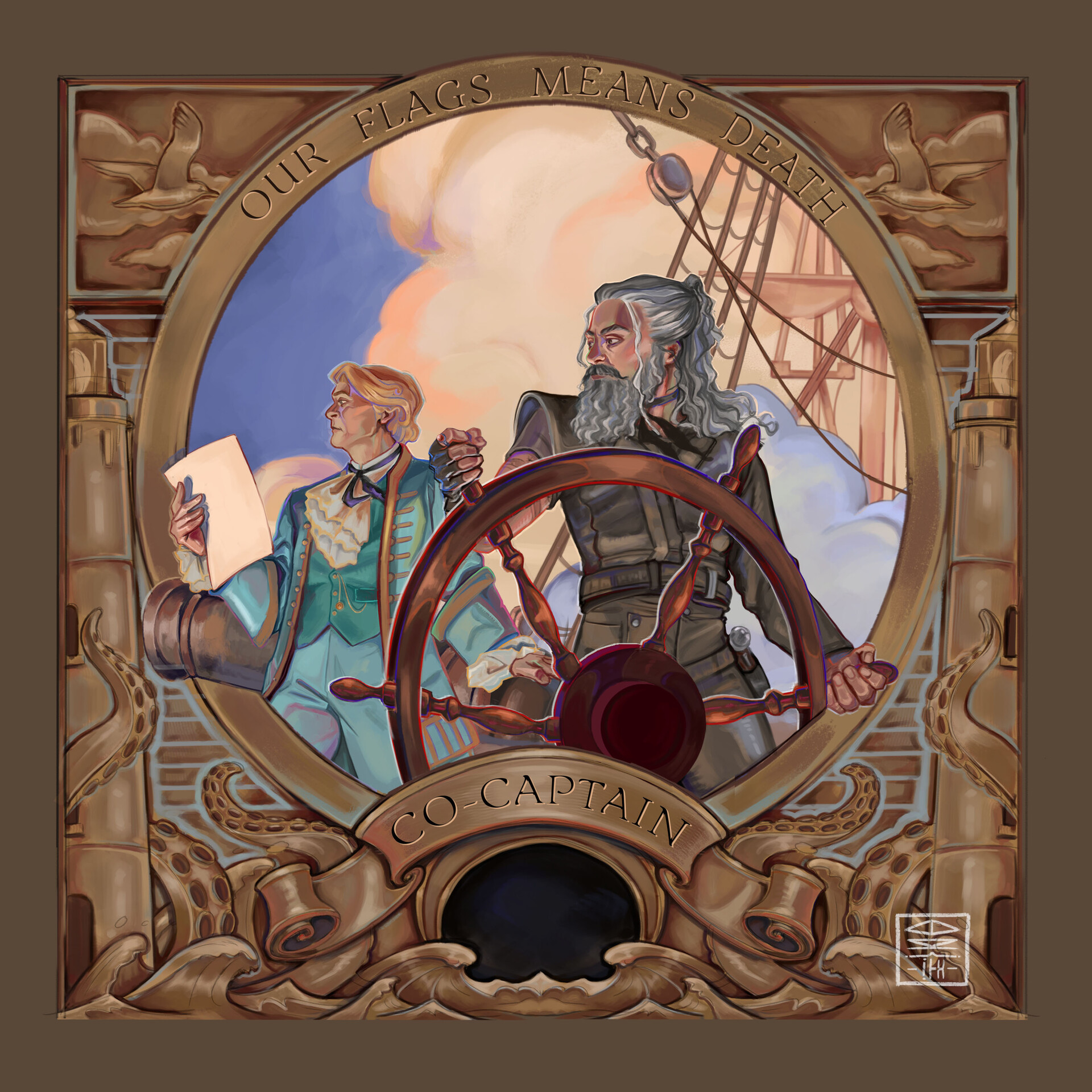 ArtStation - Our flags means death Co-Captain