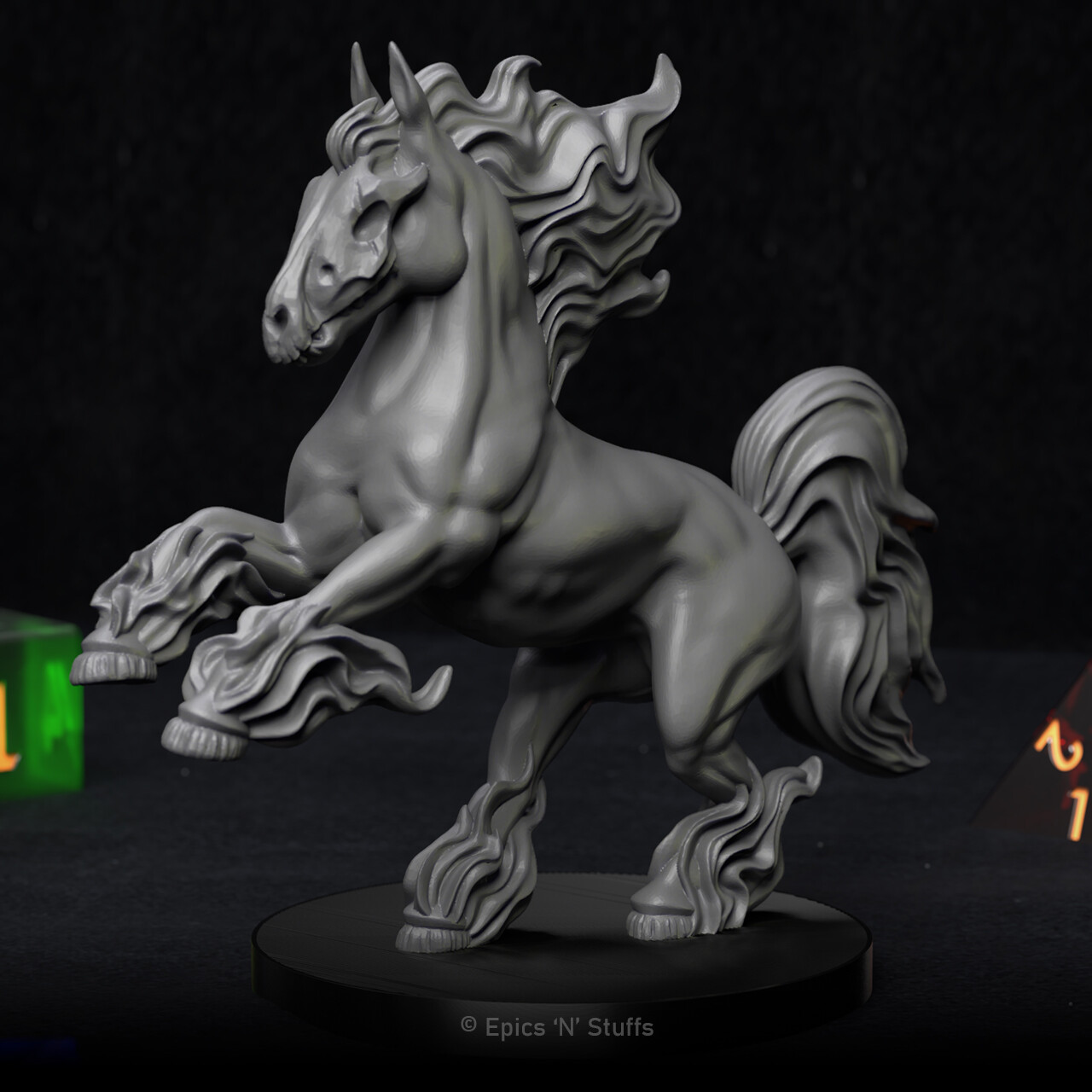 ArtStation - Epics 'N' Stuffs - Nightmare Steed Printable Asset