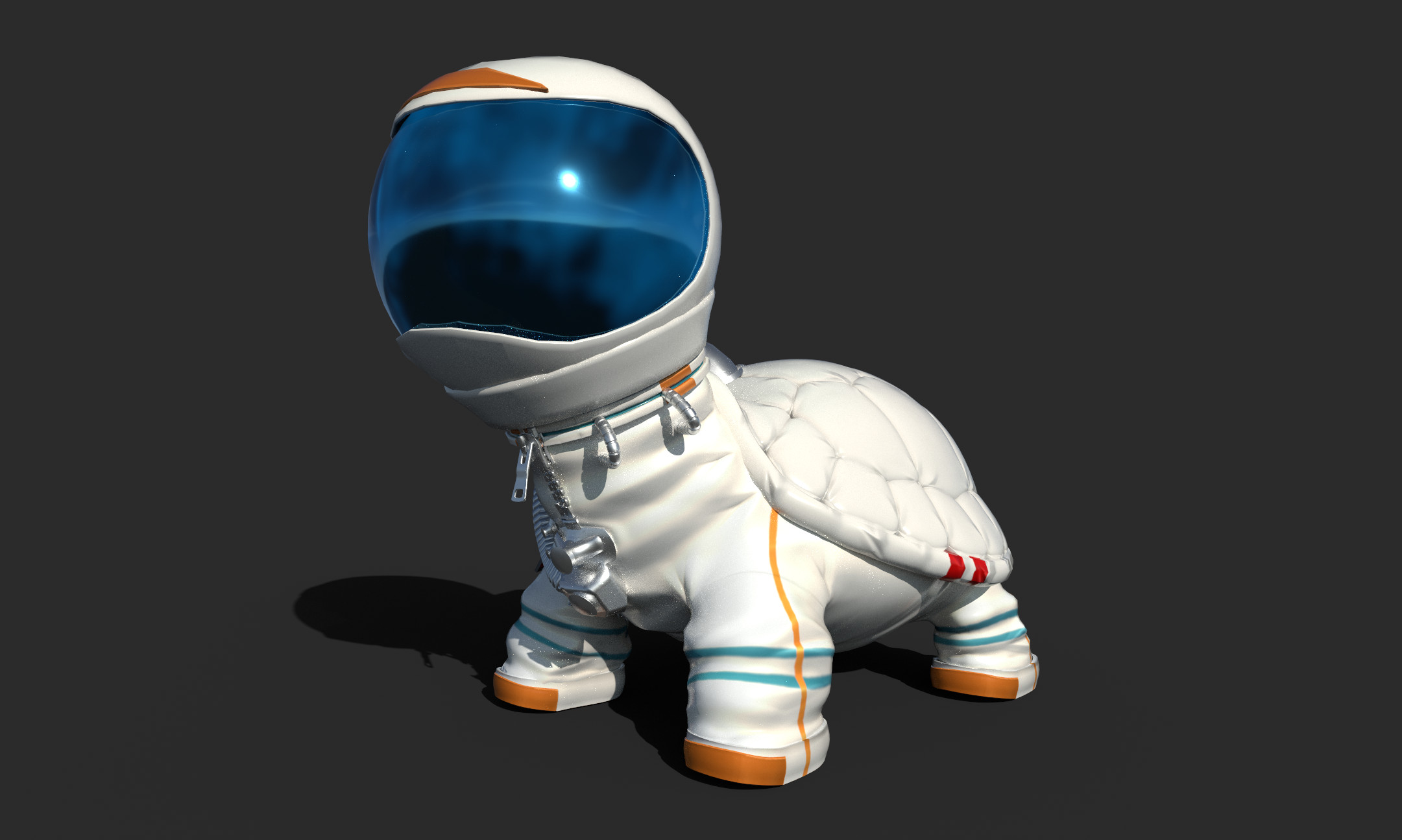 Michelle E. - Galapagos Space Tortoise WIP - Ecuador Legends