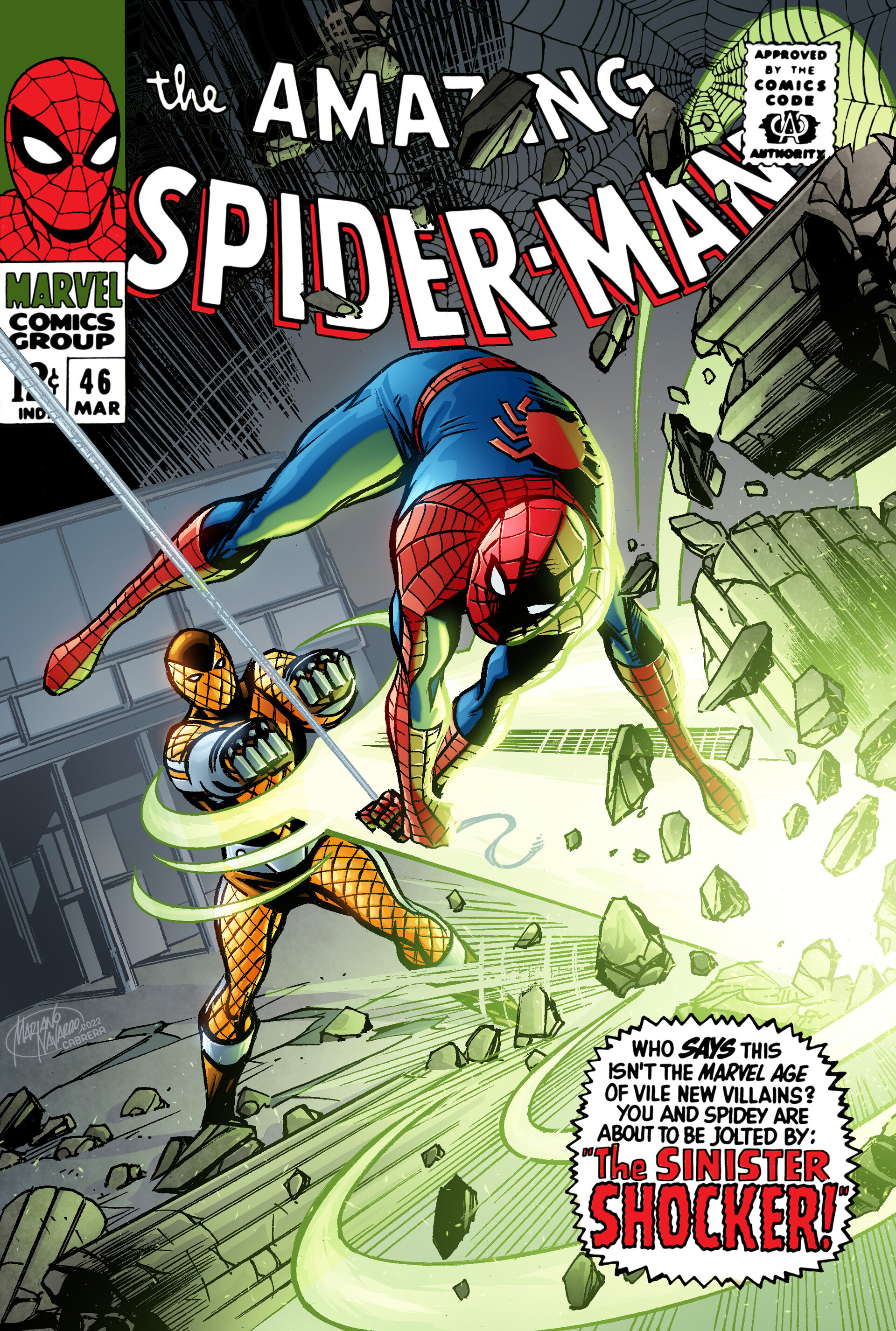 ArtStation - Shocker anniversary - Comic cover remake