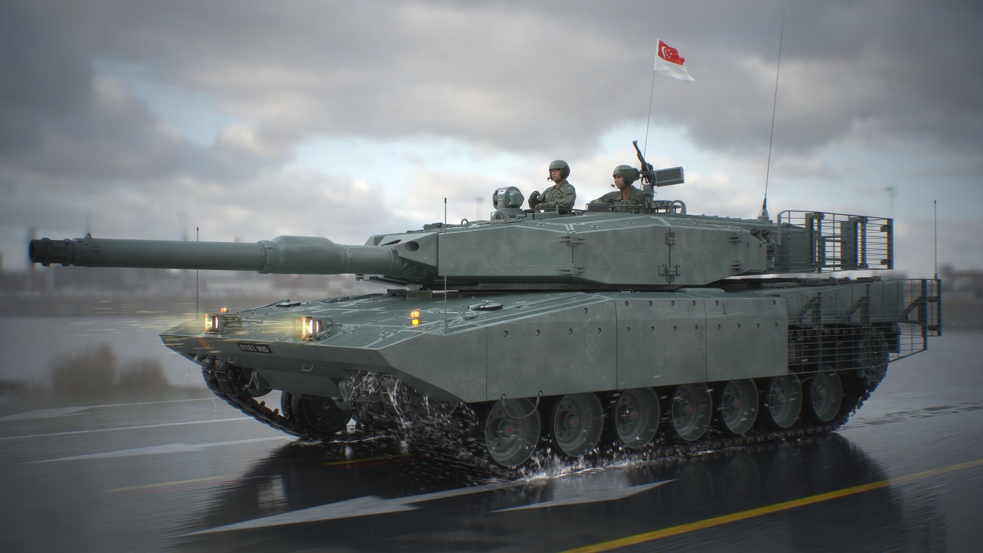 Kazima - Singapore Leopard2 SG MBTS