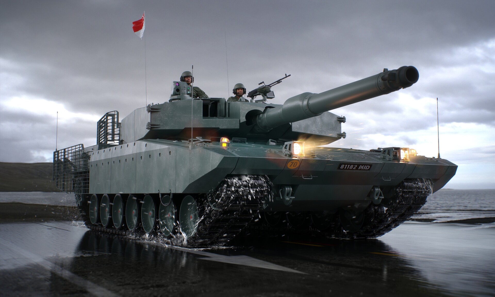 Kazima - Singapore Leopard2 SG MBTS