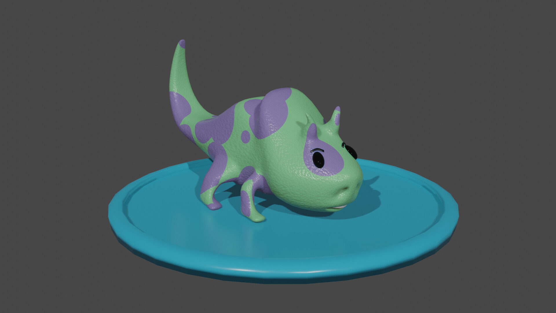 ArtStation - Low Poly Stylized Chameleon