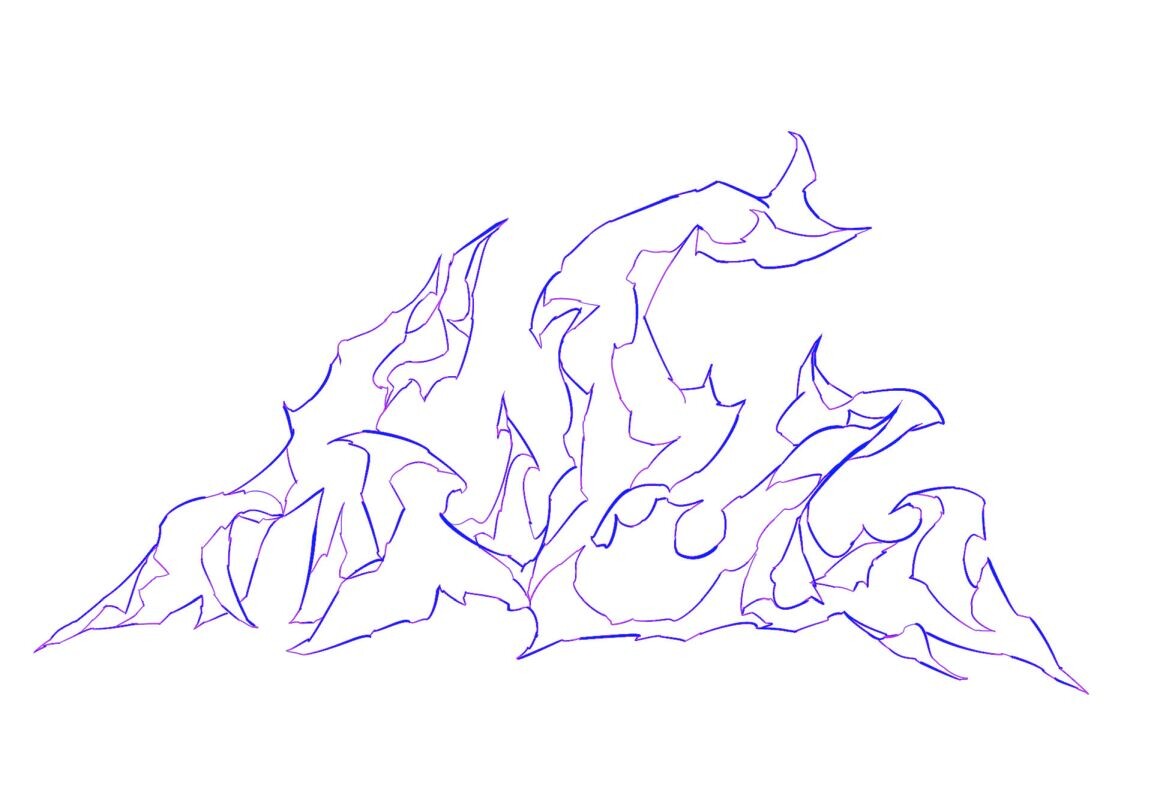 Realistic Fire Drawing