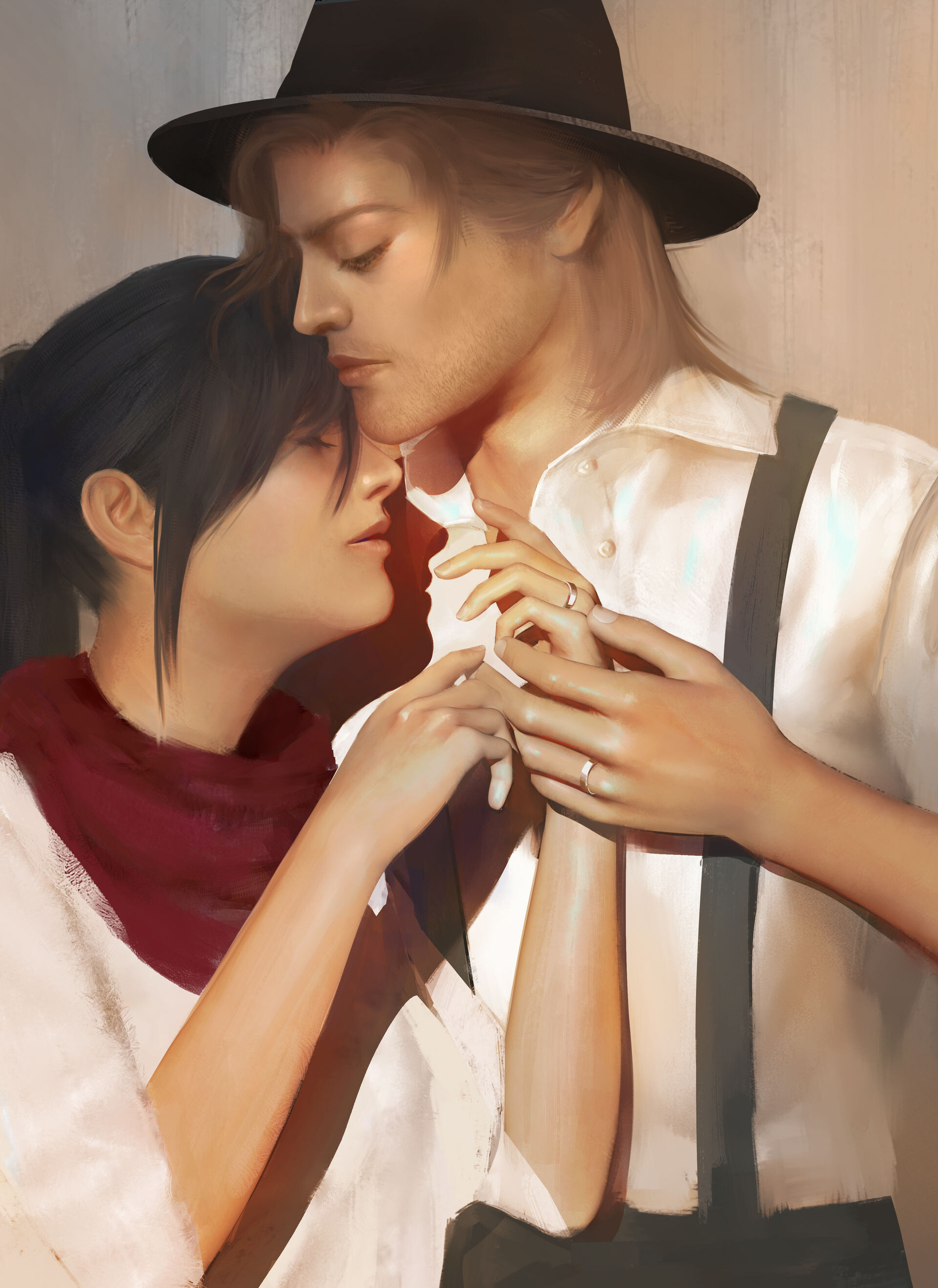 Artstation Mikasa And Jean From Attack On Titan