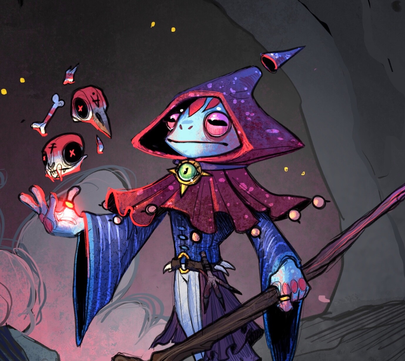 ArtStation - Gomli, the Necromancer