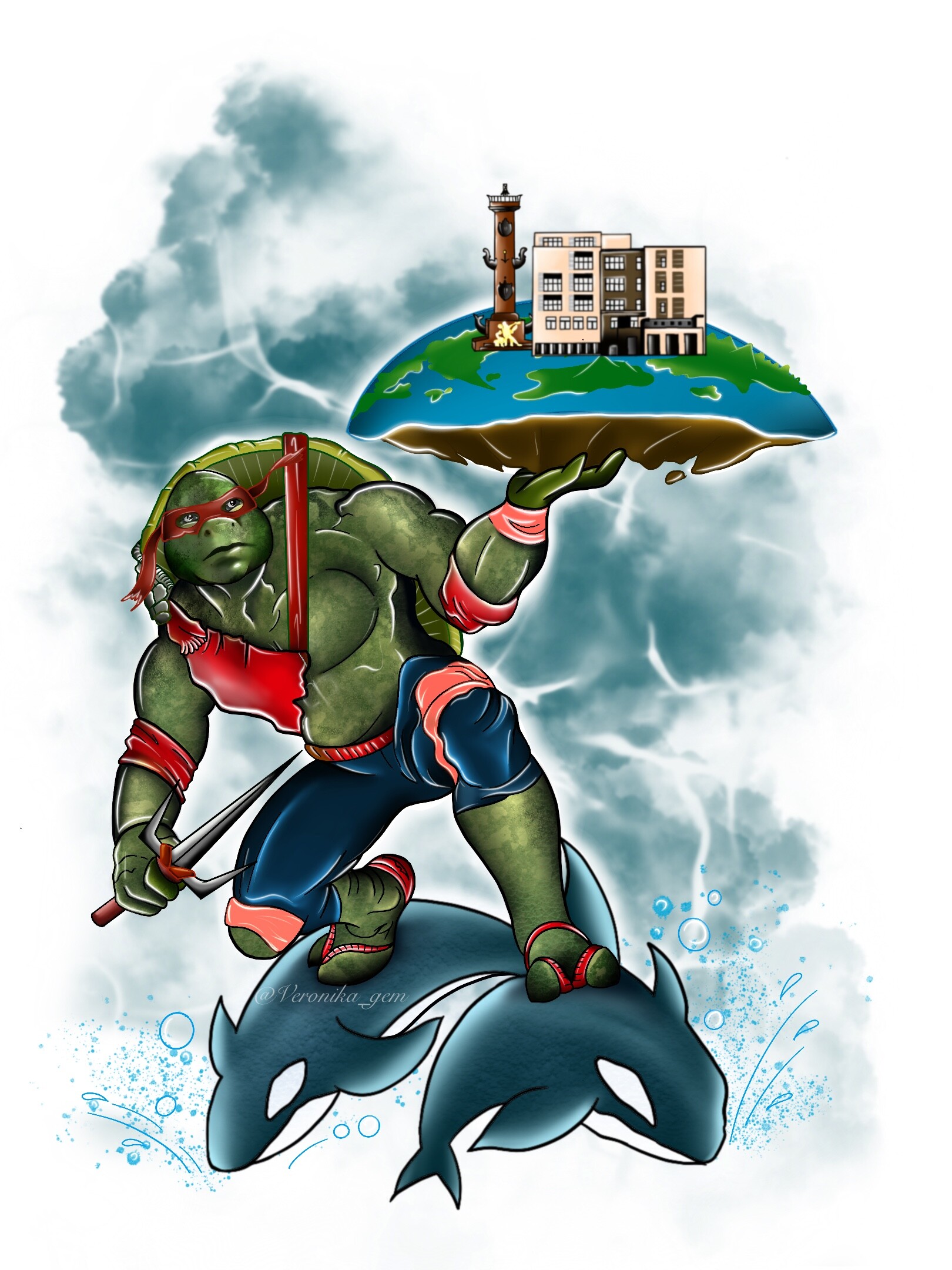 ArtStation - Ninja turtle