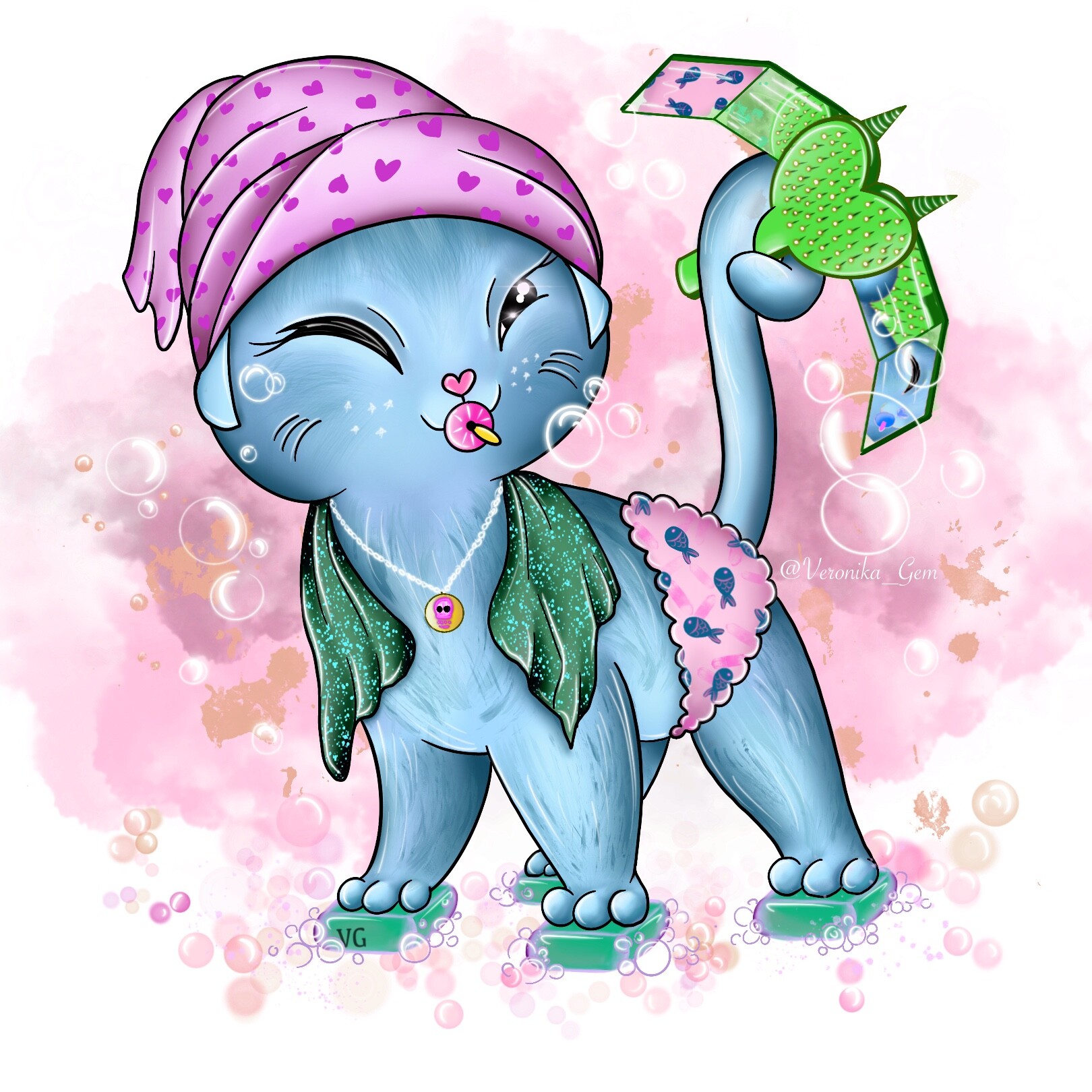 ArtStation - SweetyCat & CyberCat 002