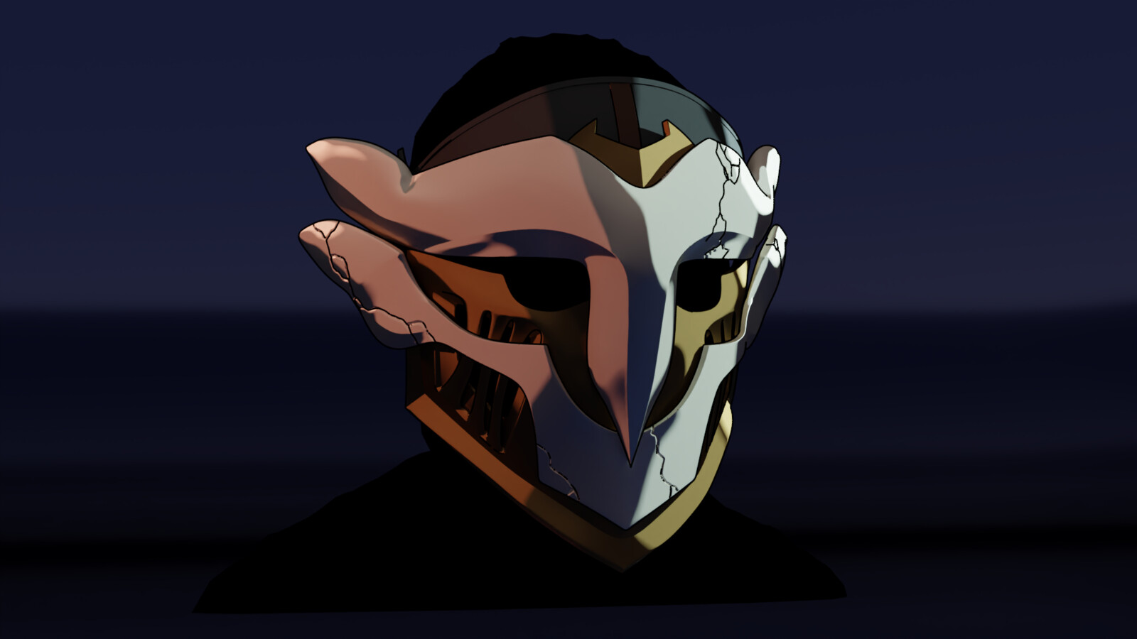 Andrea Moreno Molina - Ekko's mask from Arcane