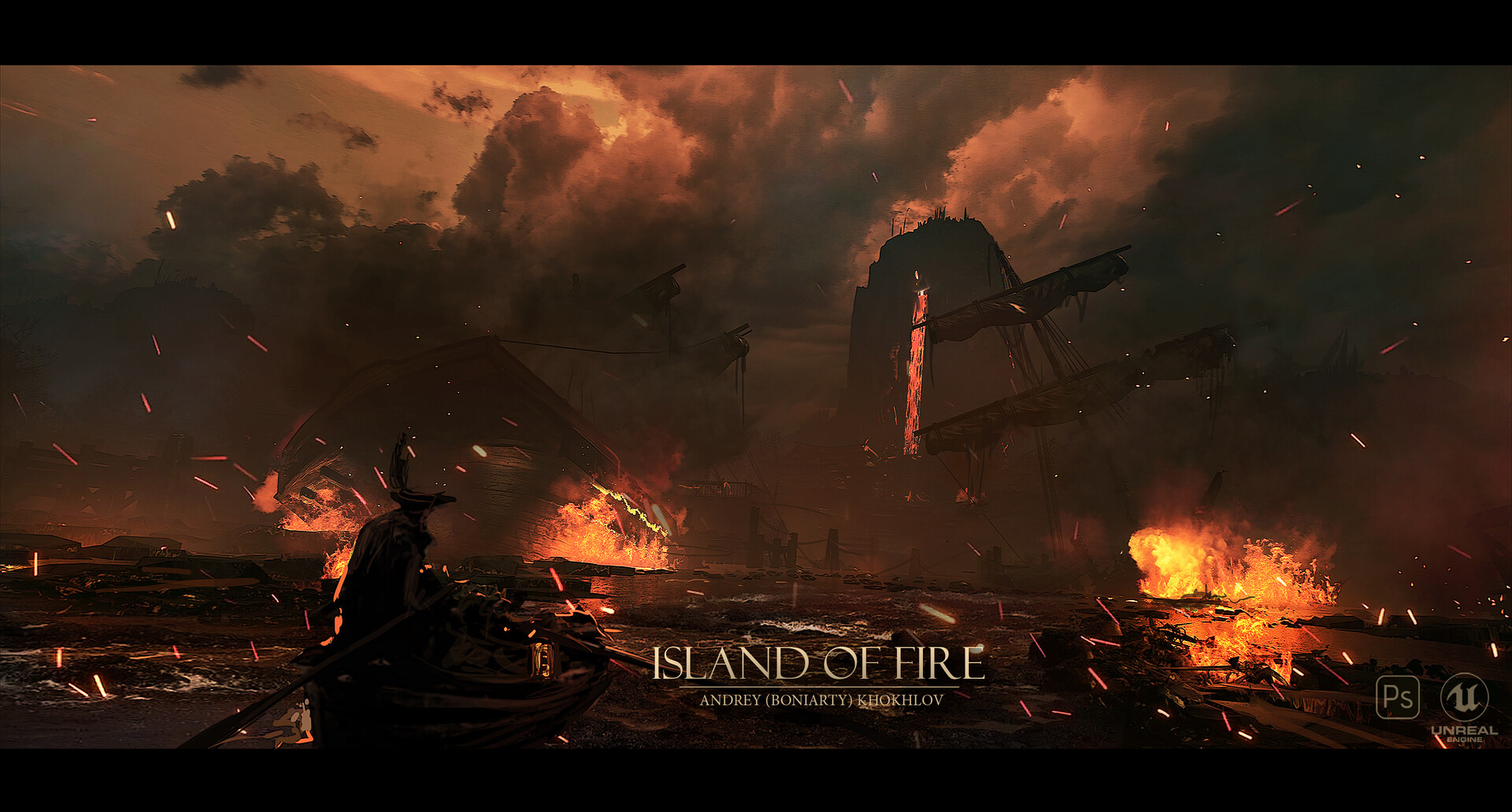 ArtStation - ISLAND OF FIRE