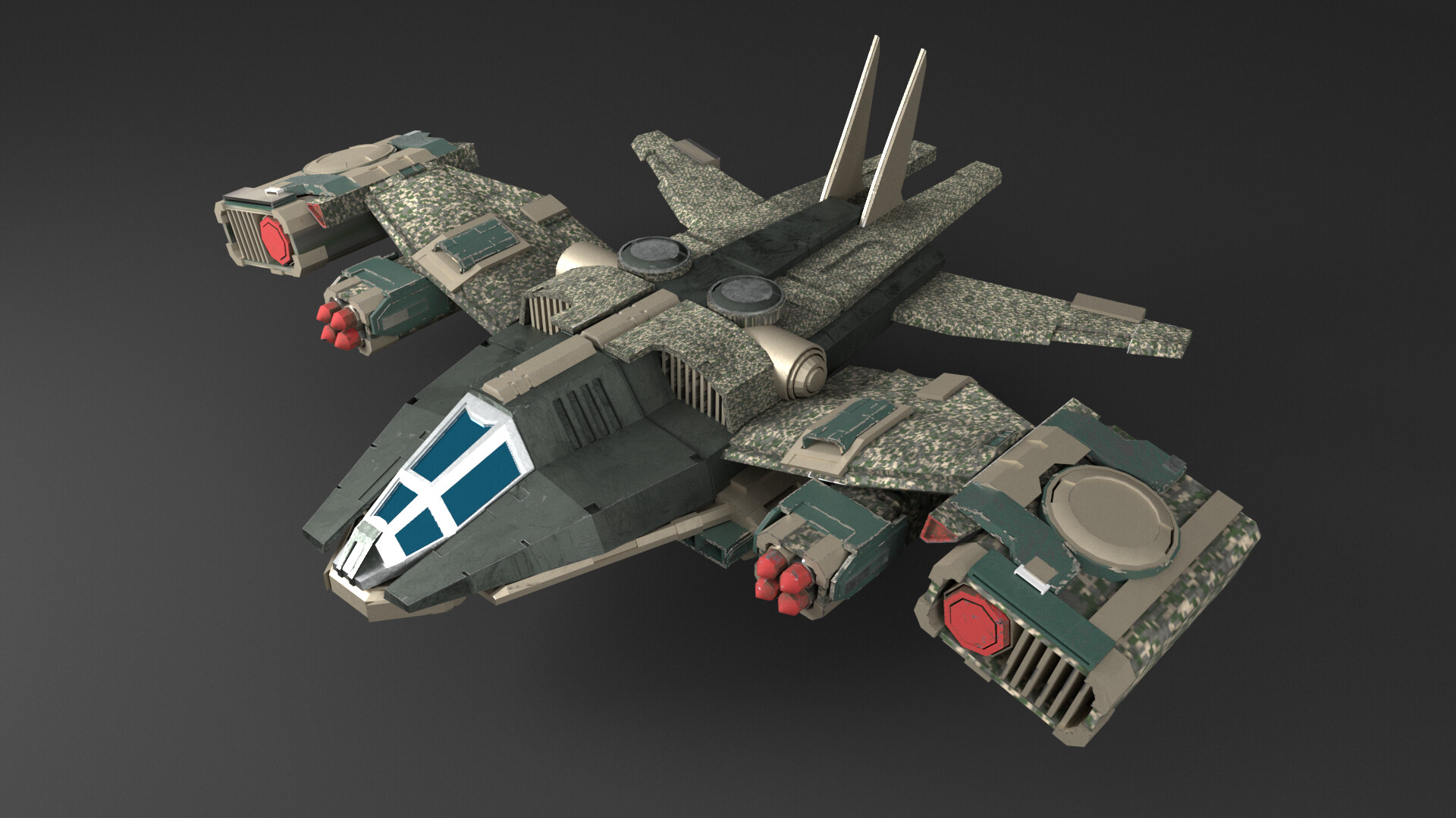 ArtStation - RTS Air Vehicle concept art blocking for Age Of Salvation
