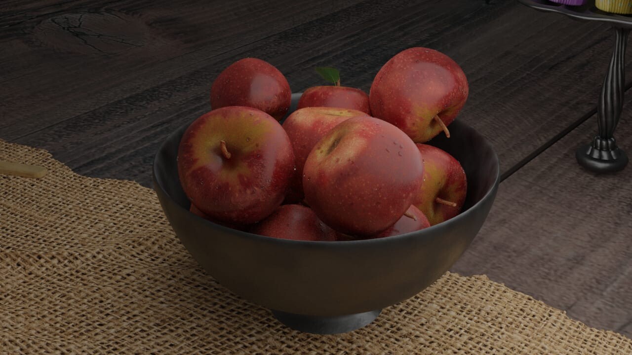 ArtStation - Apple 3d Model