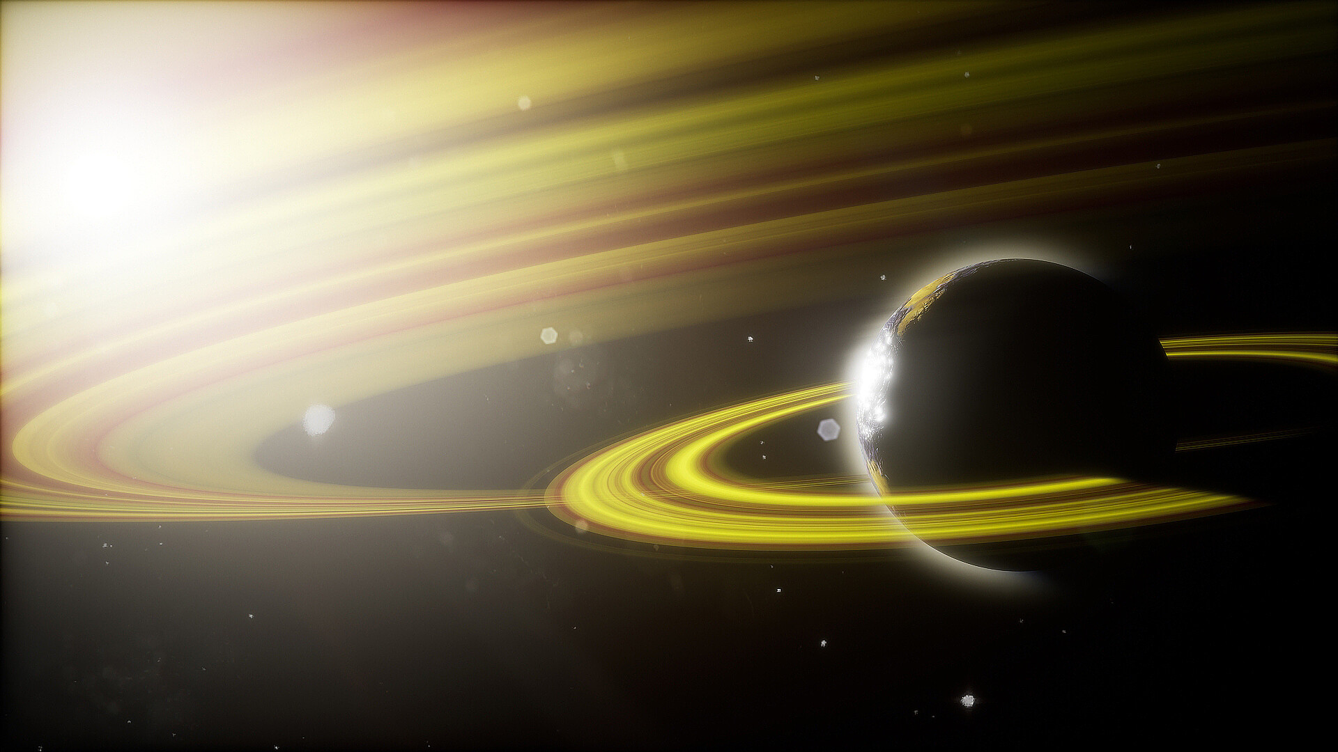 planet with multiple rings