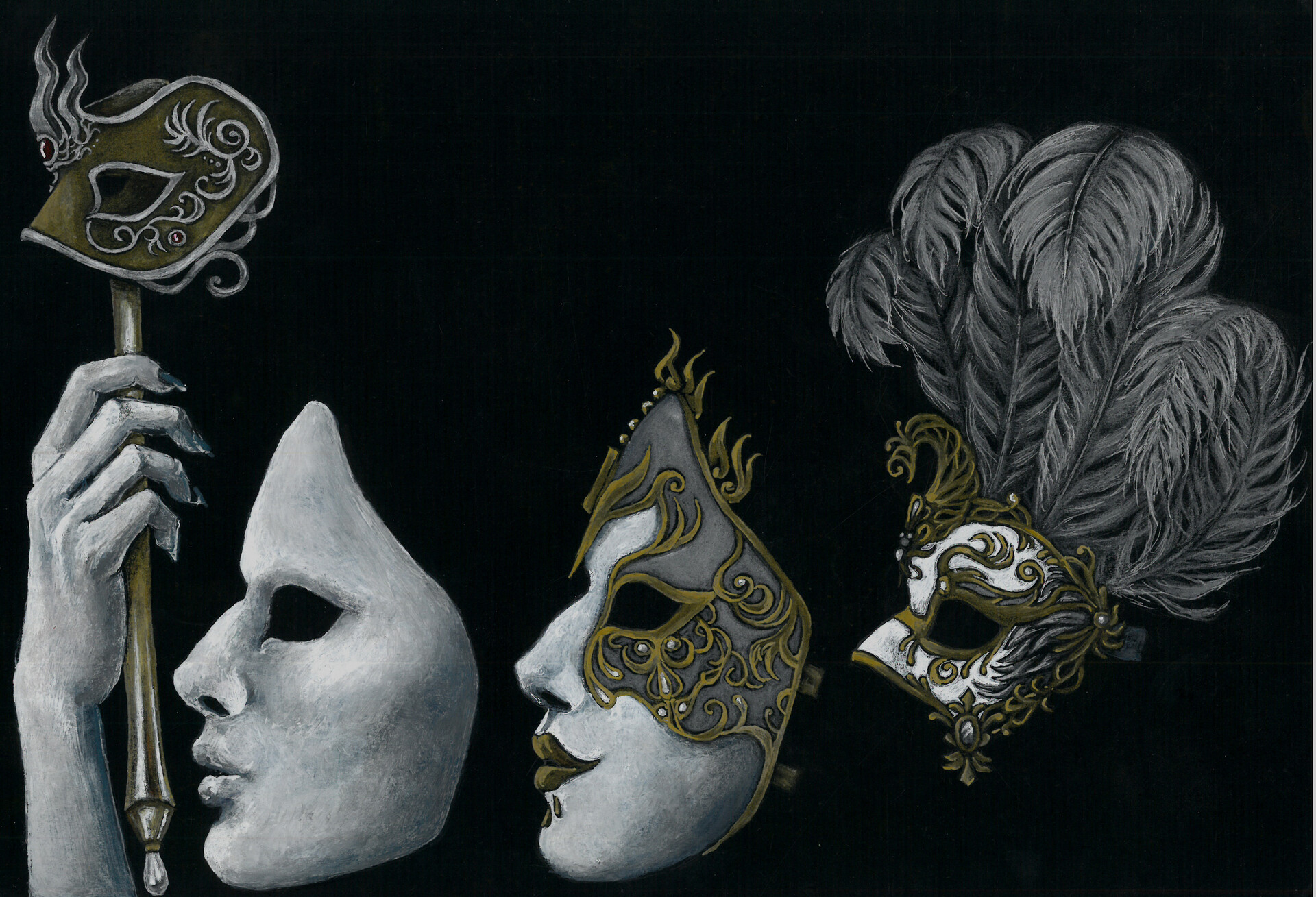 ArtStation - Venetian masks' projects