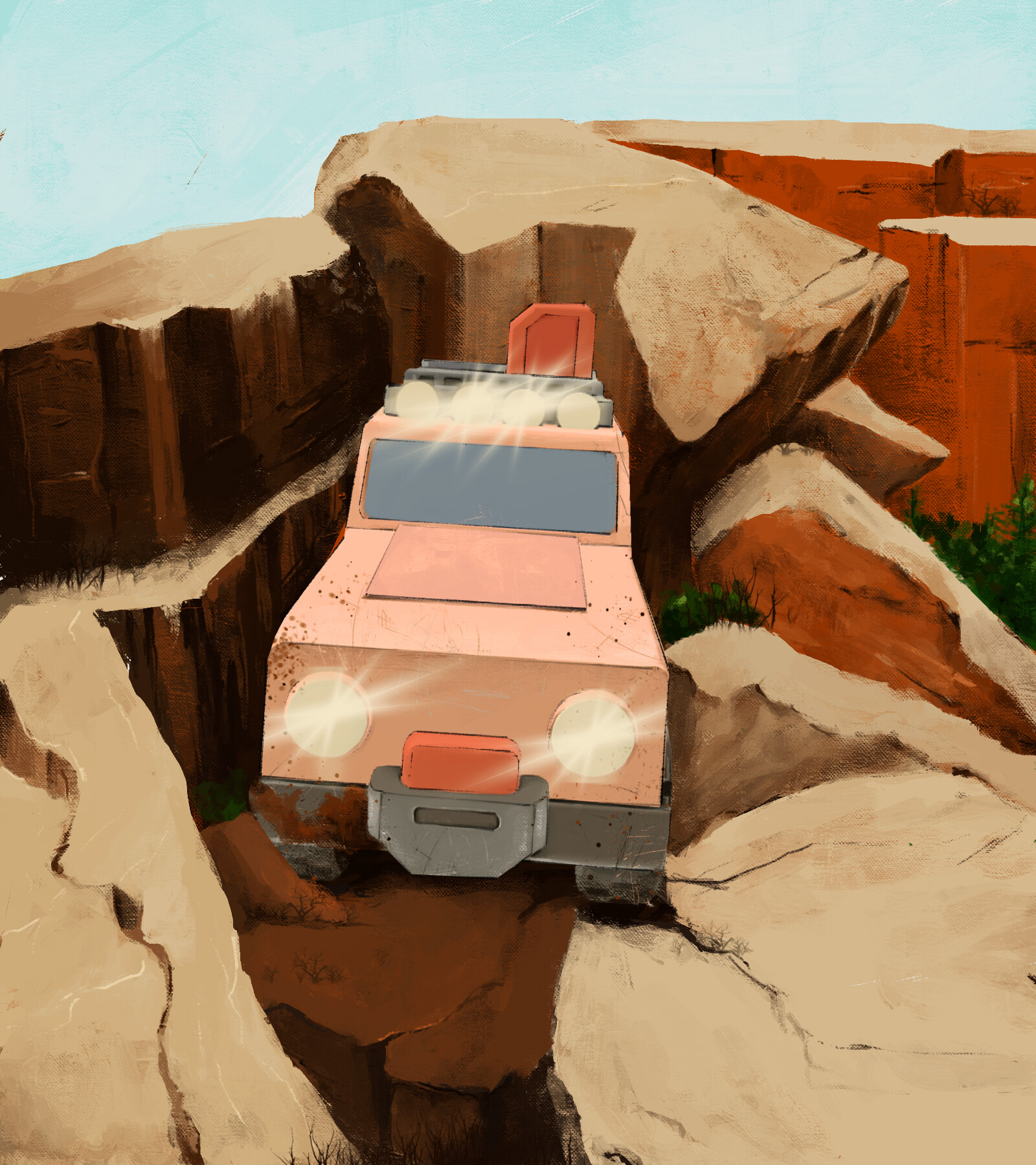 ArtStation - All-Terrain Board Game Card Design