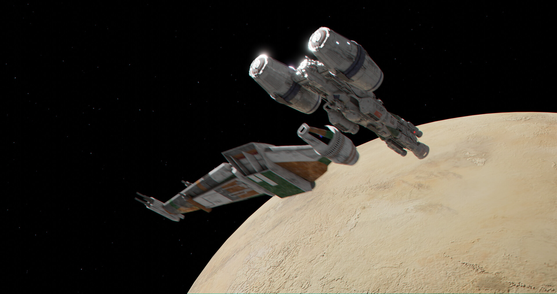 ArtStation - Star Wars - Resistance B wing Redesign