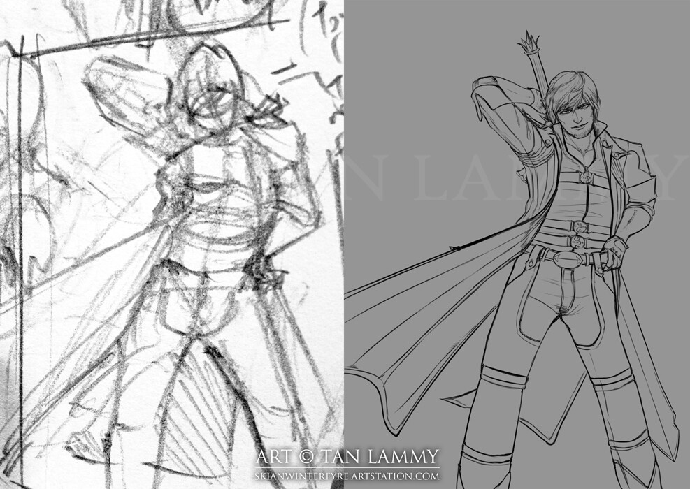 dante devil may cry coloring page